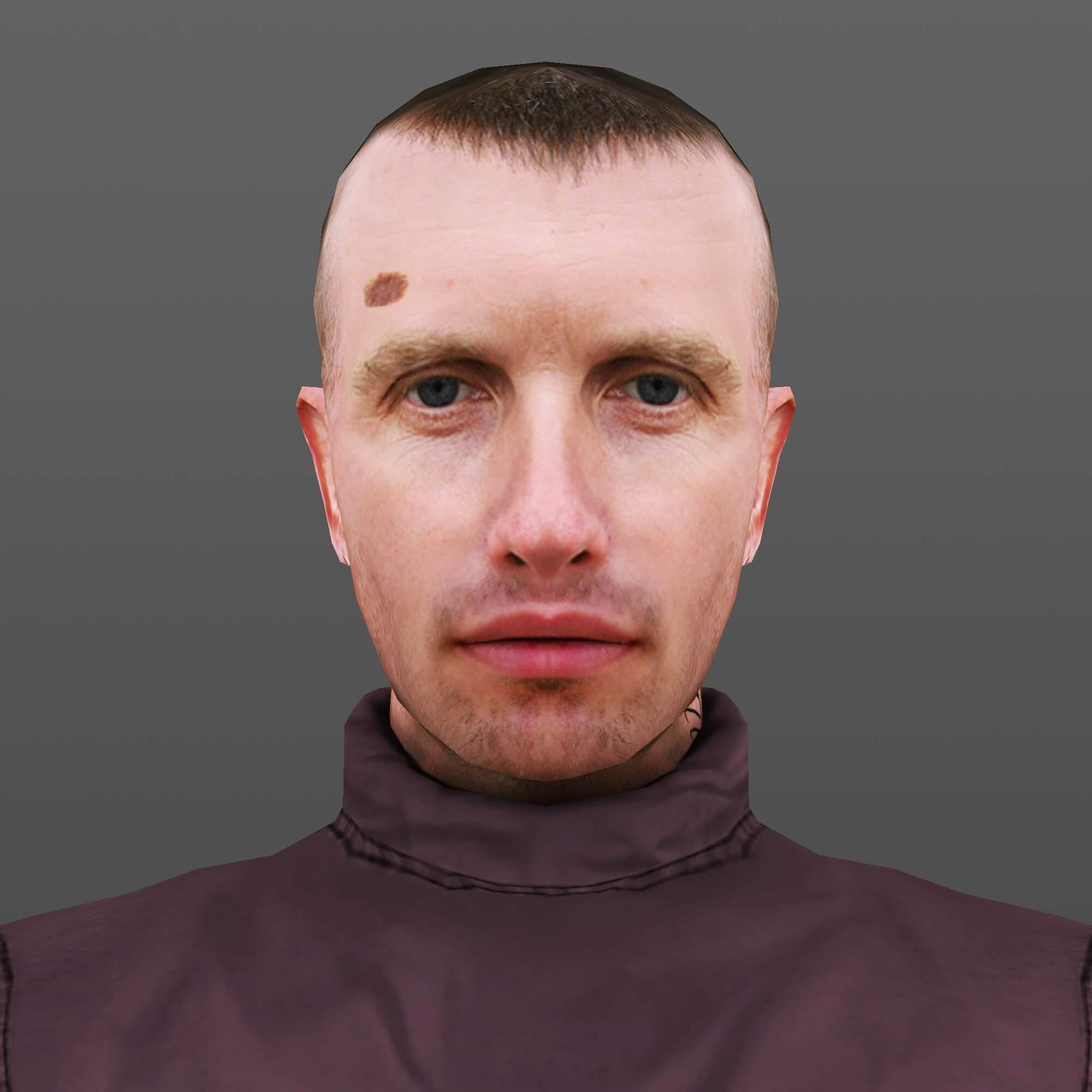 Man 32 -With 250 Animations 3D Model by jasirkt