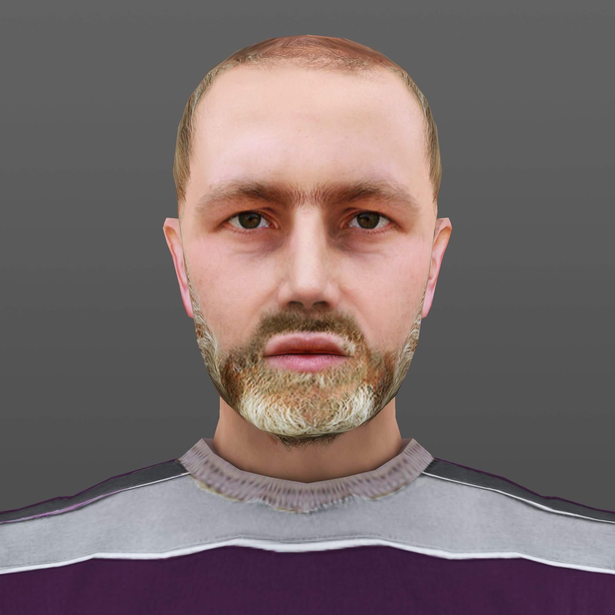 Man 44 -With 250 Animations 3D Model by jasirkt