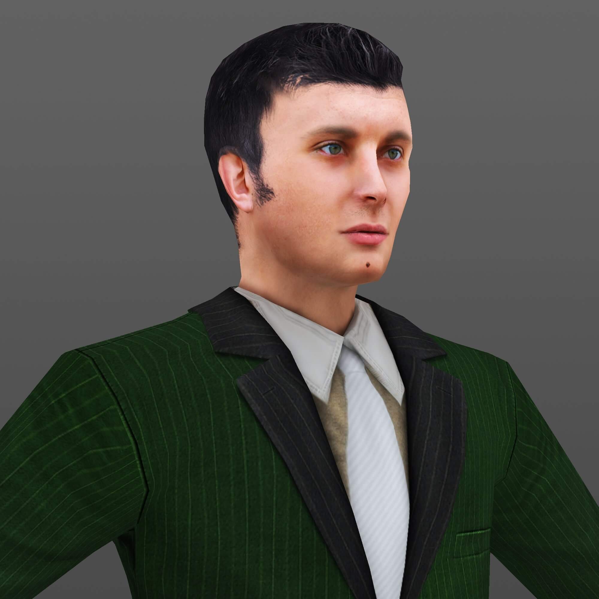 Man 59 -With 250 Animations 3D Model by jasirkt