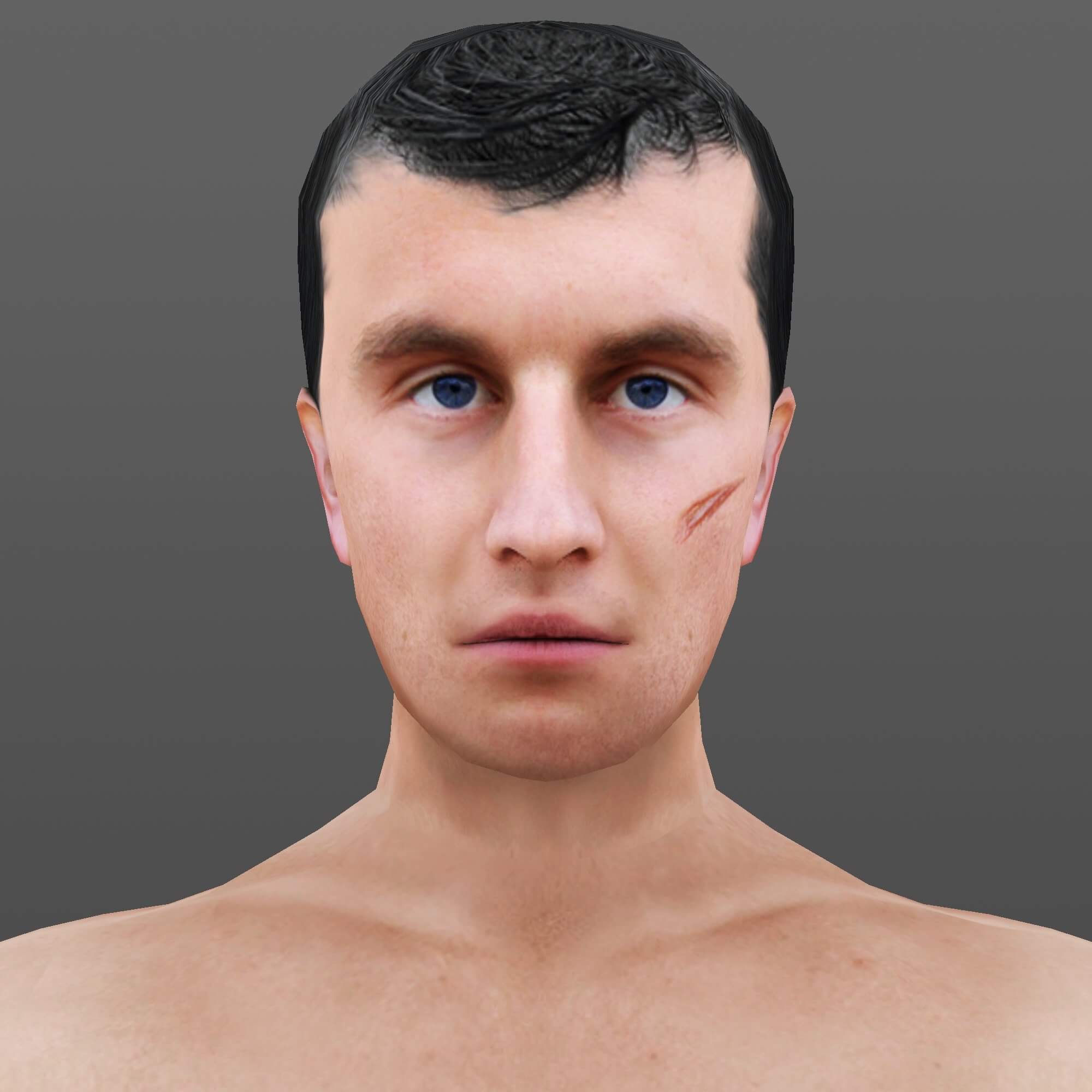 Man 67 -With 250 Animations 3D Model by jasirkt