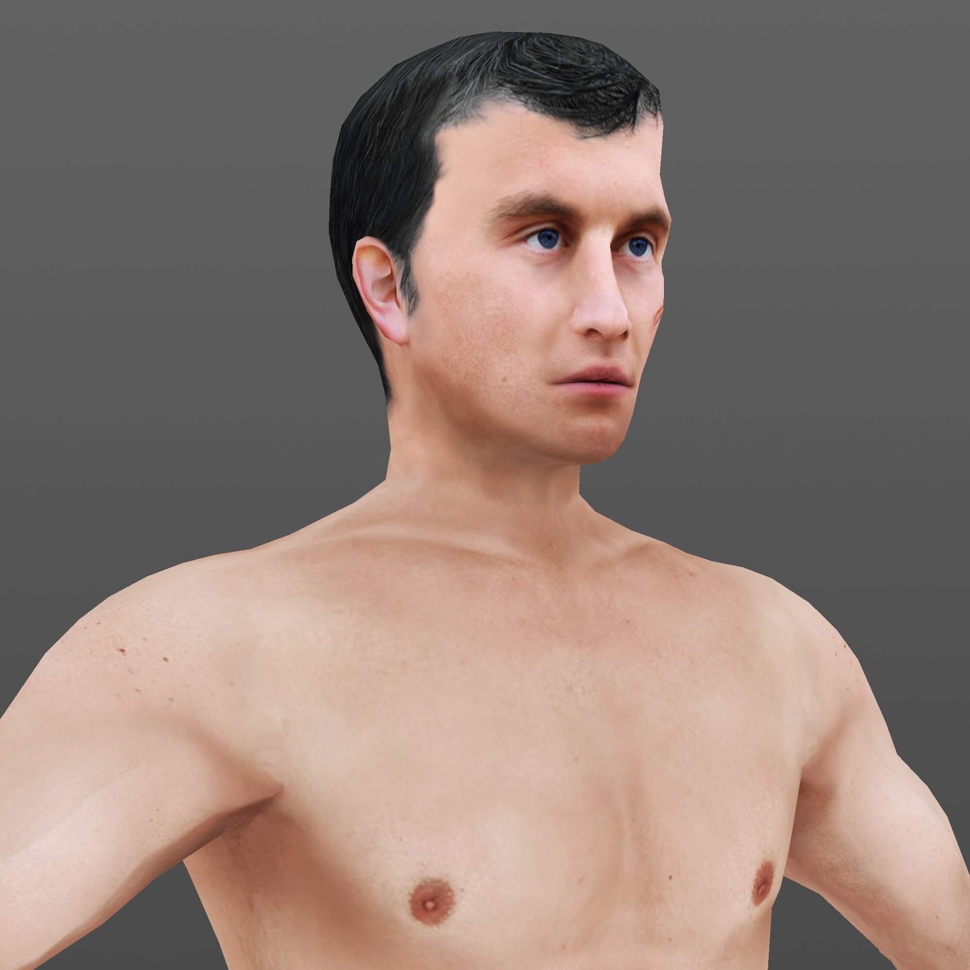 Man 67 -With 250 Animations 3D Model by jasirkt