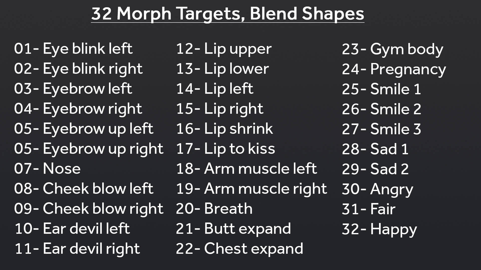 Woman 23 With 52 Animations 32 Morphs - 3D Model by jasirkt