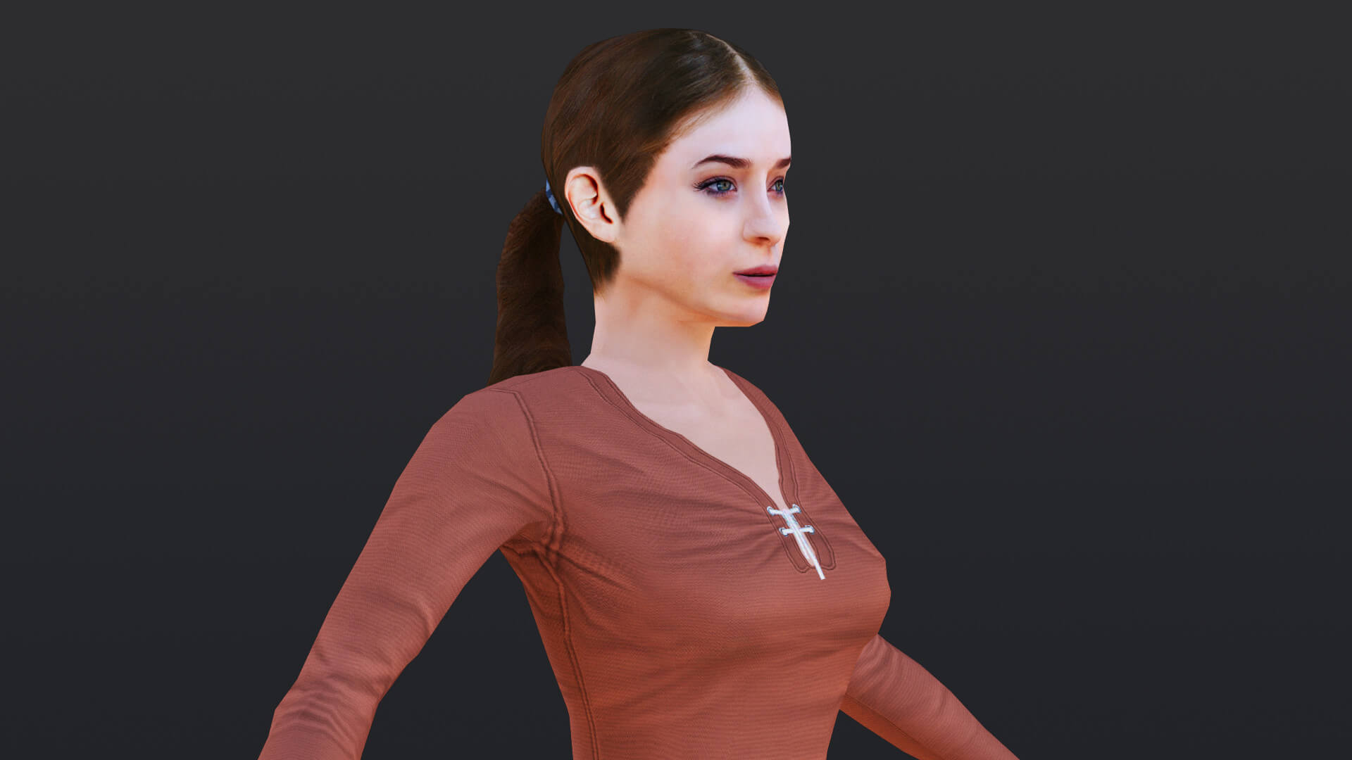 Woman 24 With 52 Animations 32 Morphs - 3D Model by jasirkt