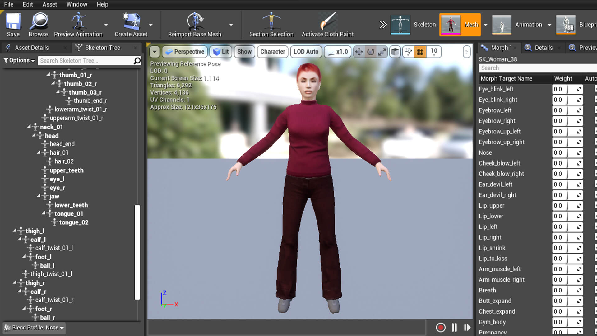Woman 38 With 52 Animations 32 Morphs - 3D Model by jasirkt
