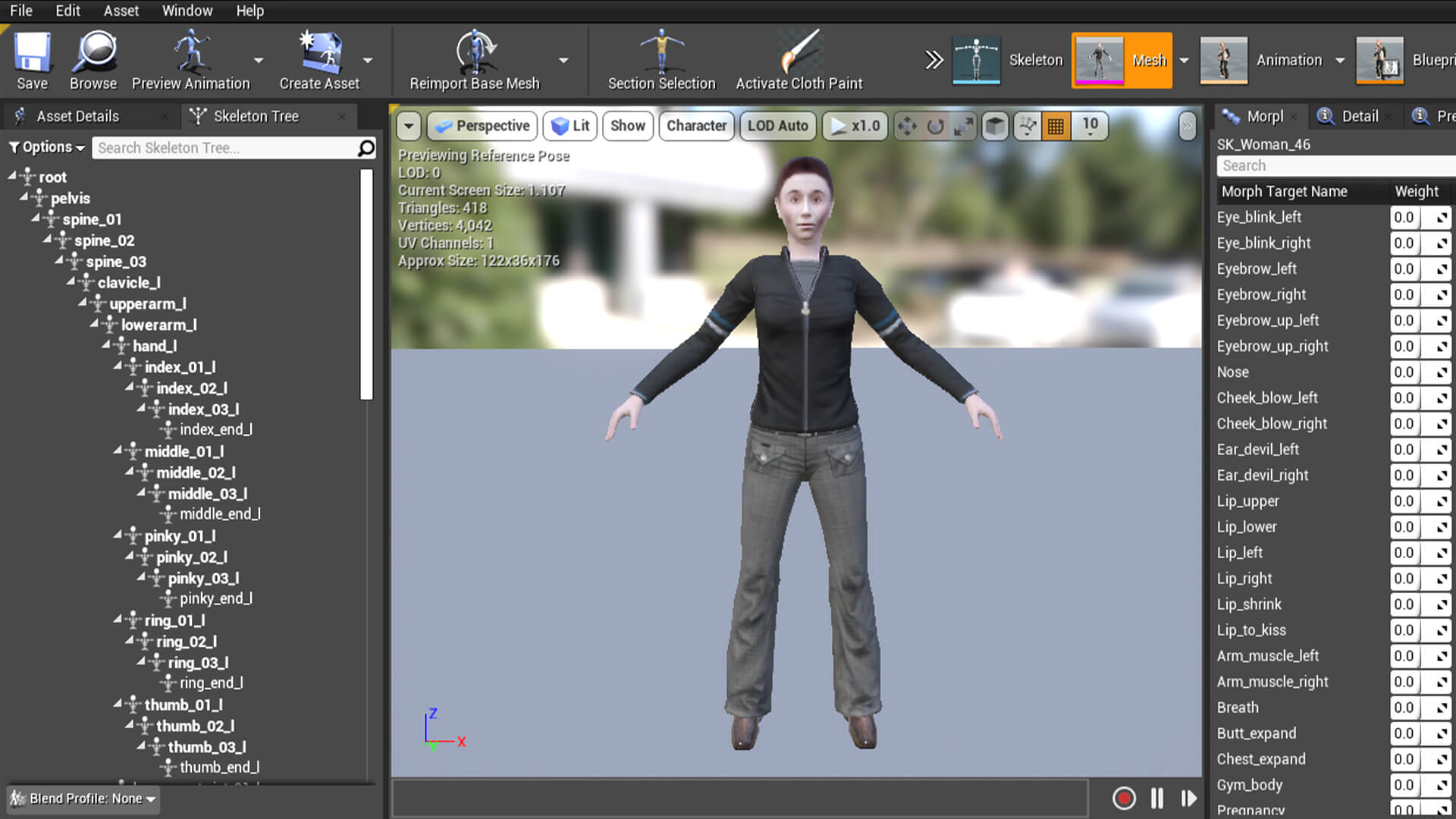 Woman 46 With 52 Animations 32 Morphs - 3D Model by jasirkt