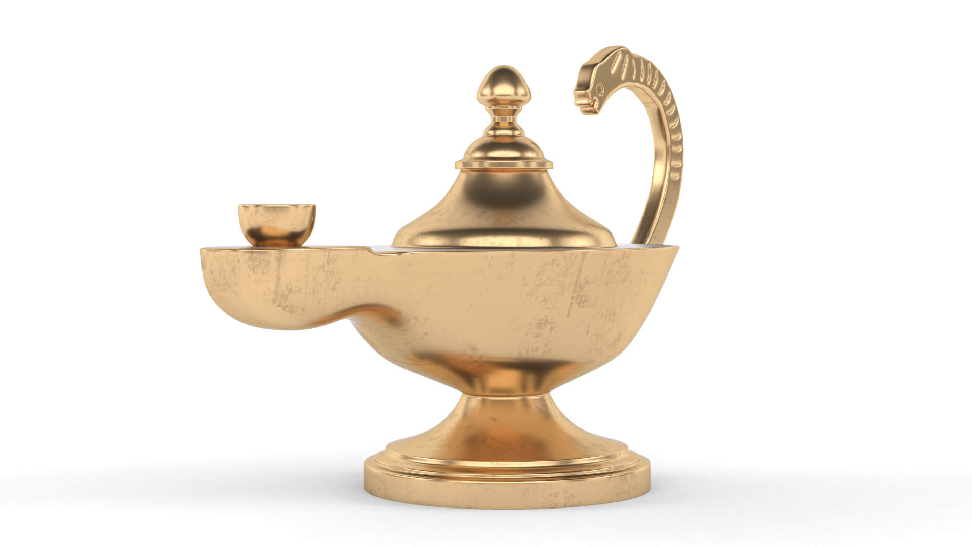 Aladdin Magic Lamp - 3D Model by Javidan