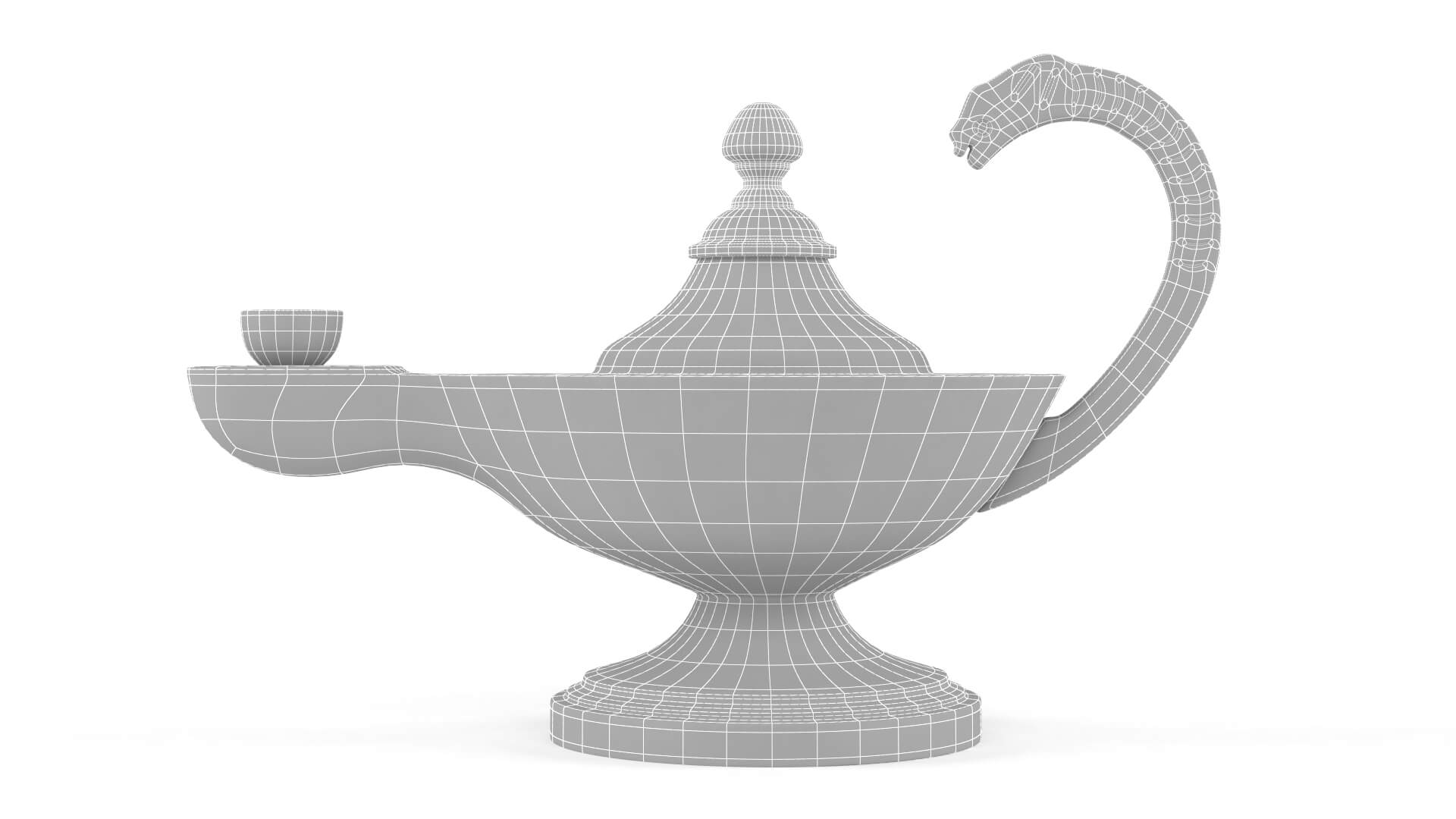 Aladdin Magic Lamp - 3D Model by Javidan