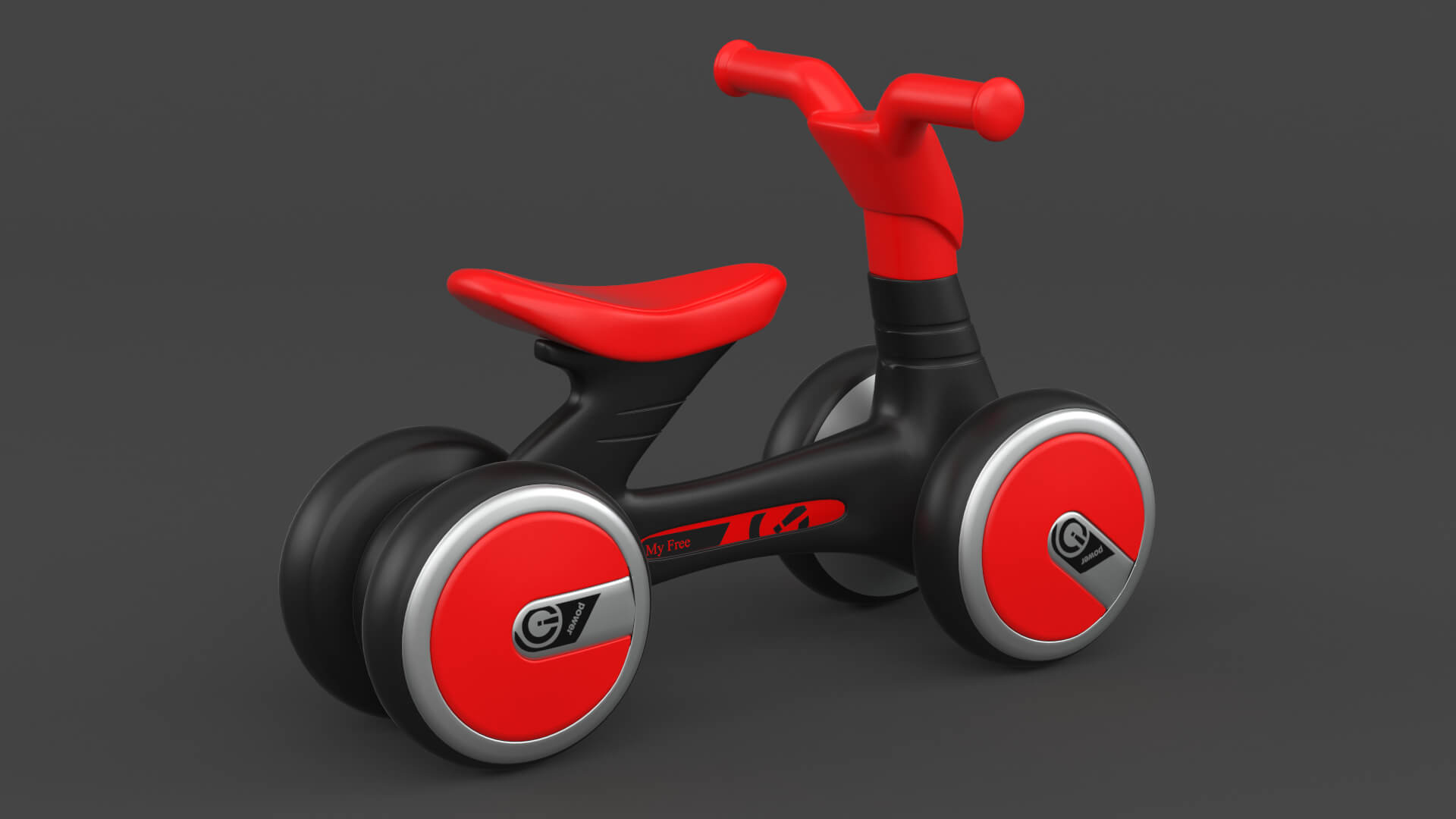 Baby Balance Bike - 3D Model by Javidan