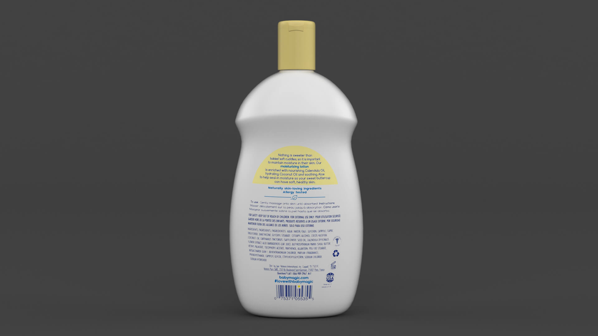 Baby Magic Lotion - 3D Model by Javidan