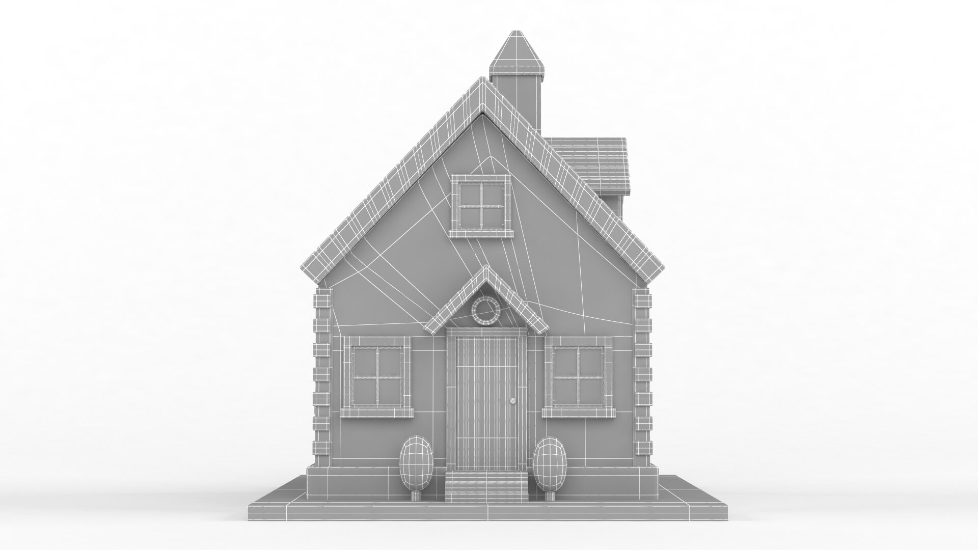 Cartoon House - 3D Model by Javidan