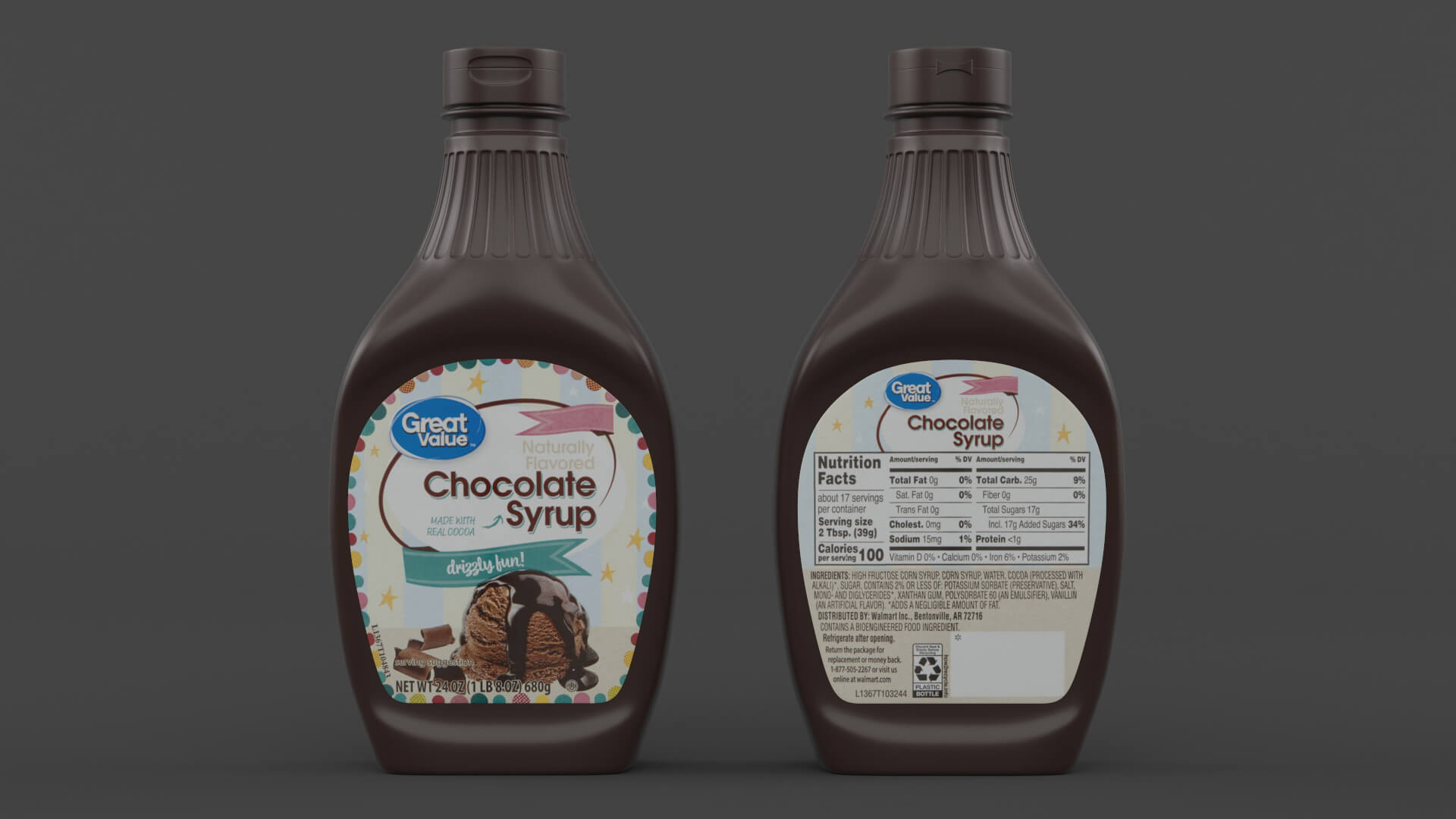 Chocolate Syrup - 3D Model by Javidan