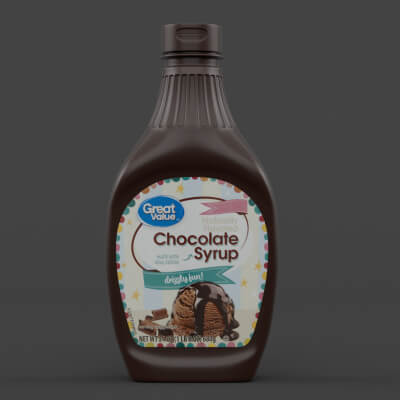 Chocolate Syrup - 3D Model by Javidan