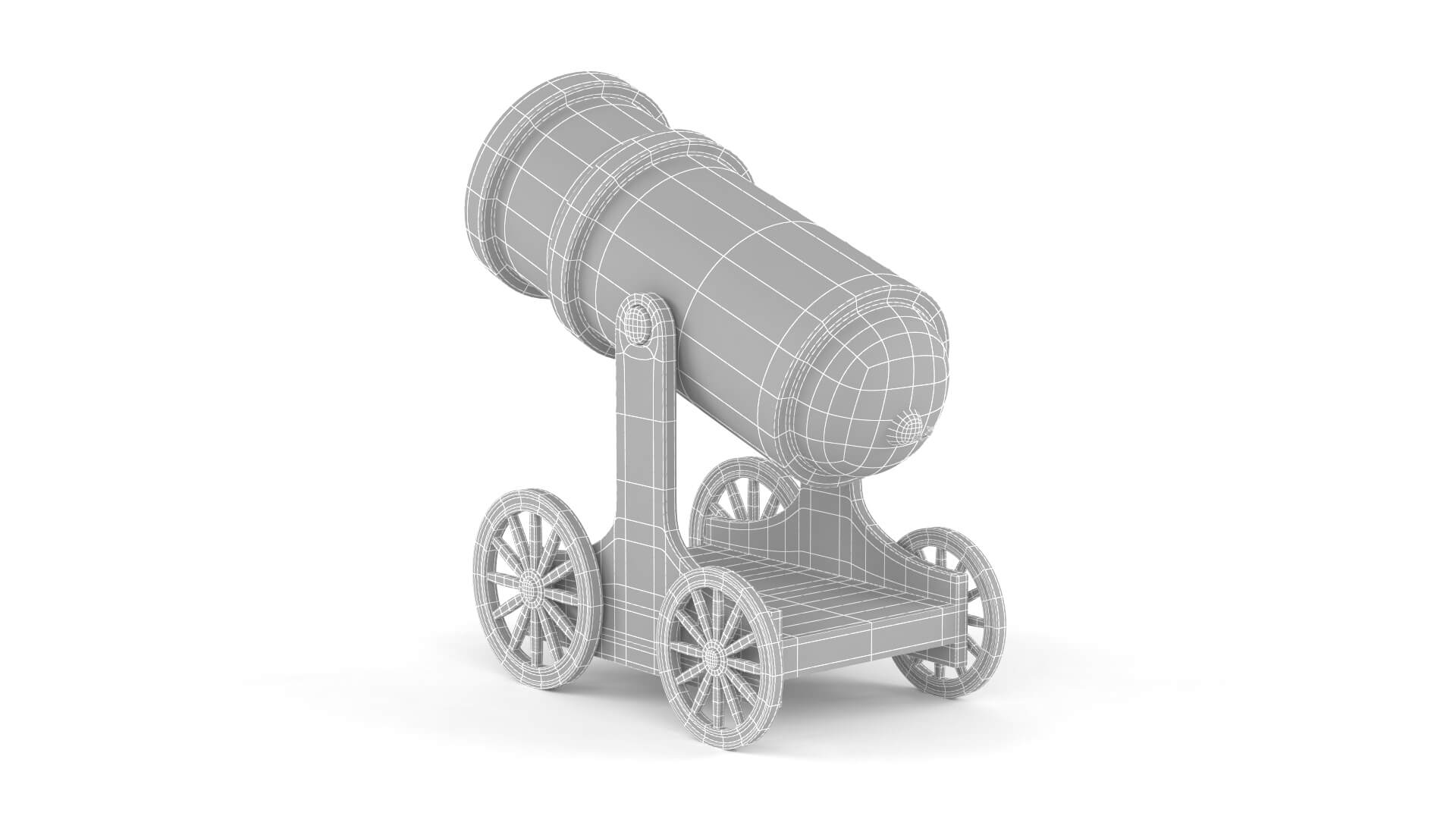 Circus Cannon - 3D Model by Javidan