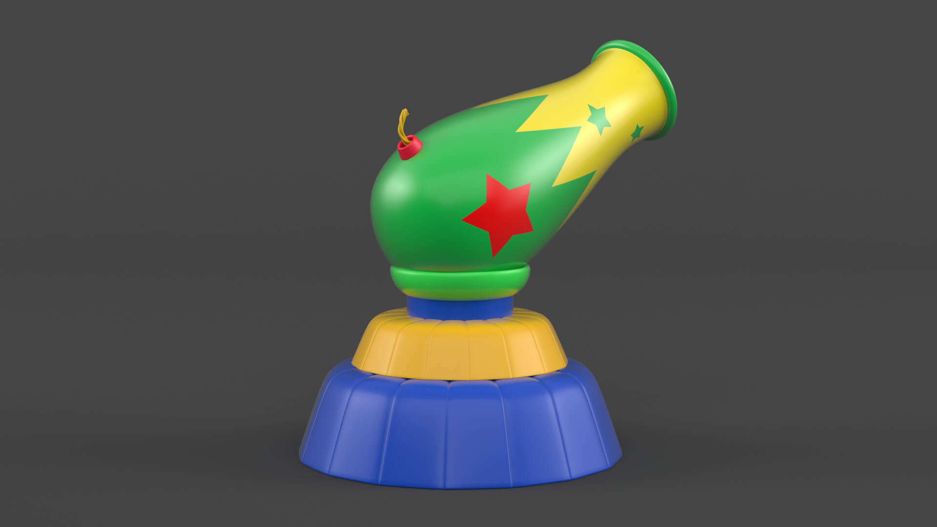 Circus Cannon - 3D Model by Javidan
