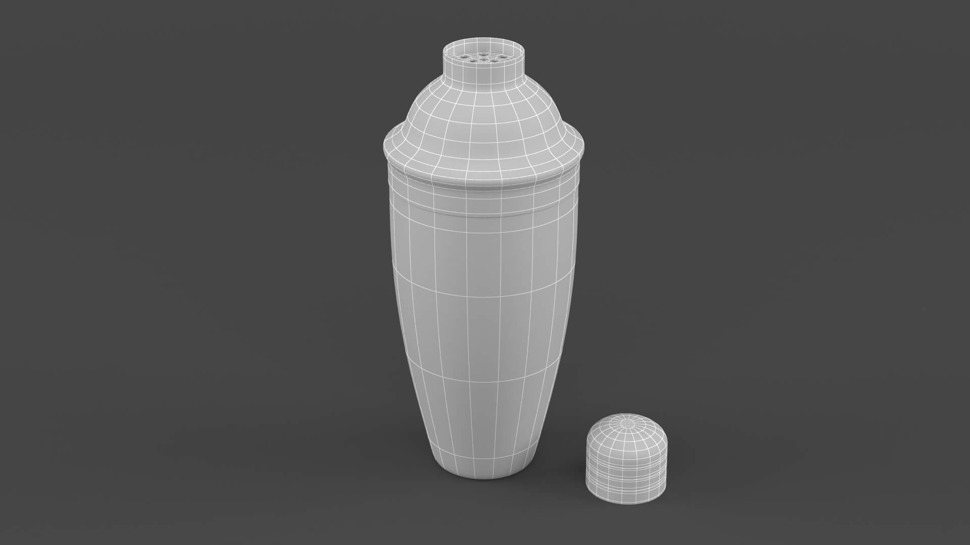 Cocktail Shaker 3d Model By Javidan