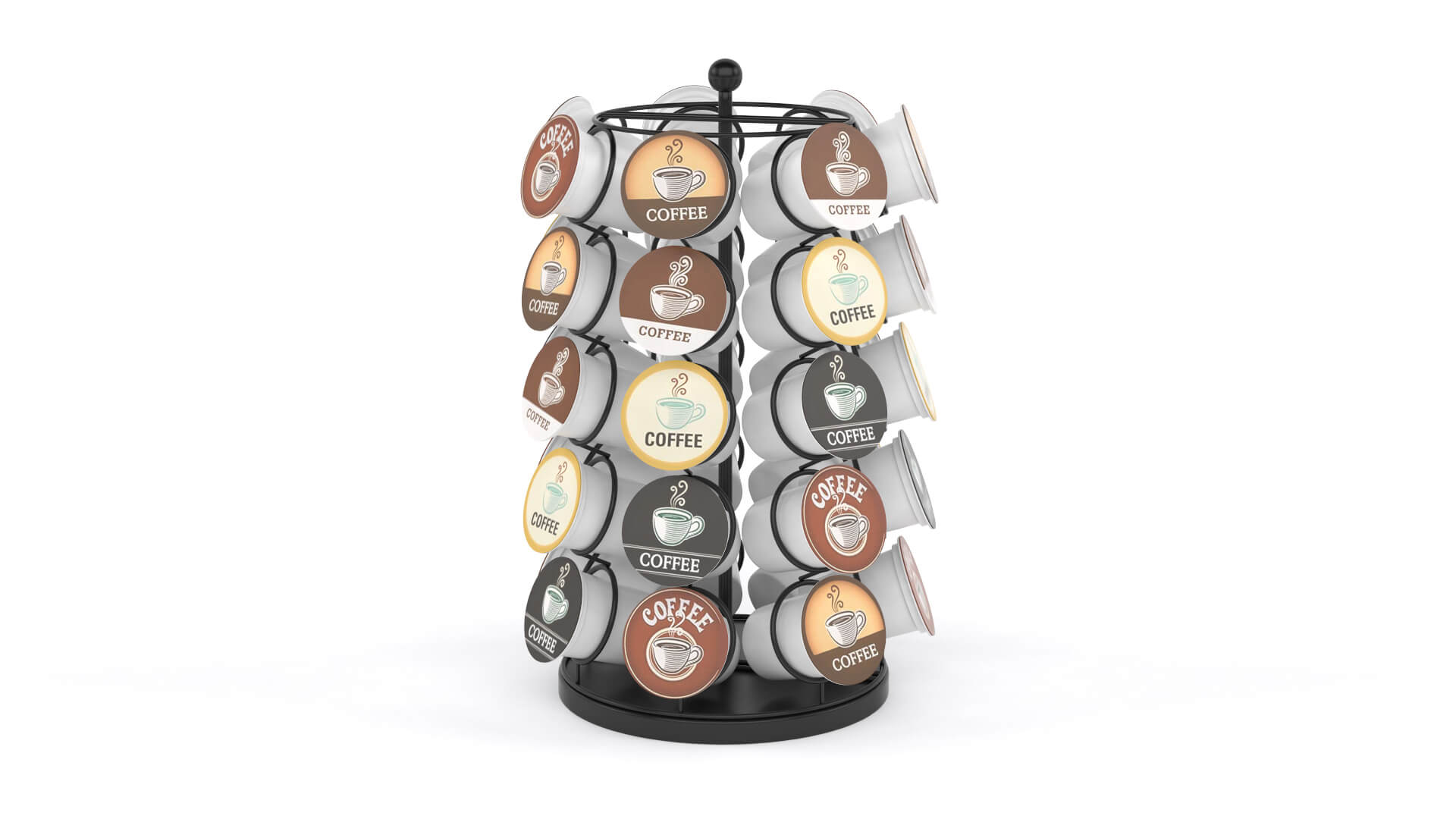 Coffee Pod Carousel - 3D Model by Javidan