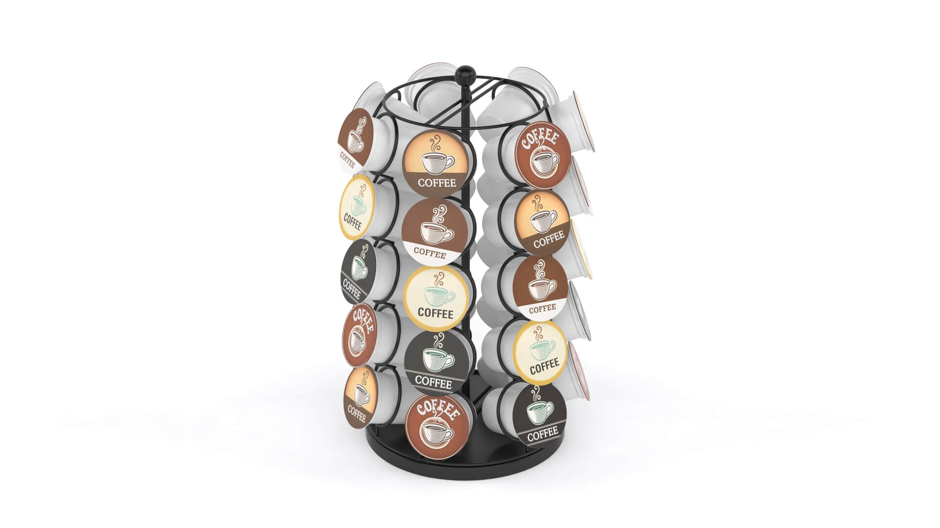 Coffee Pod Carousel - 3D Model by Javidan