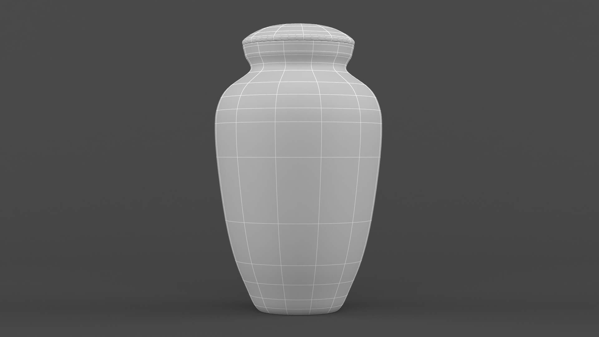 Decorative Urn - 3D Model by Javidan