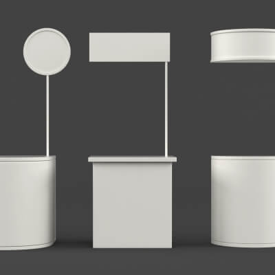 Empty Booth Model by Javidan