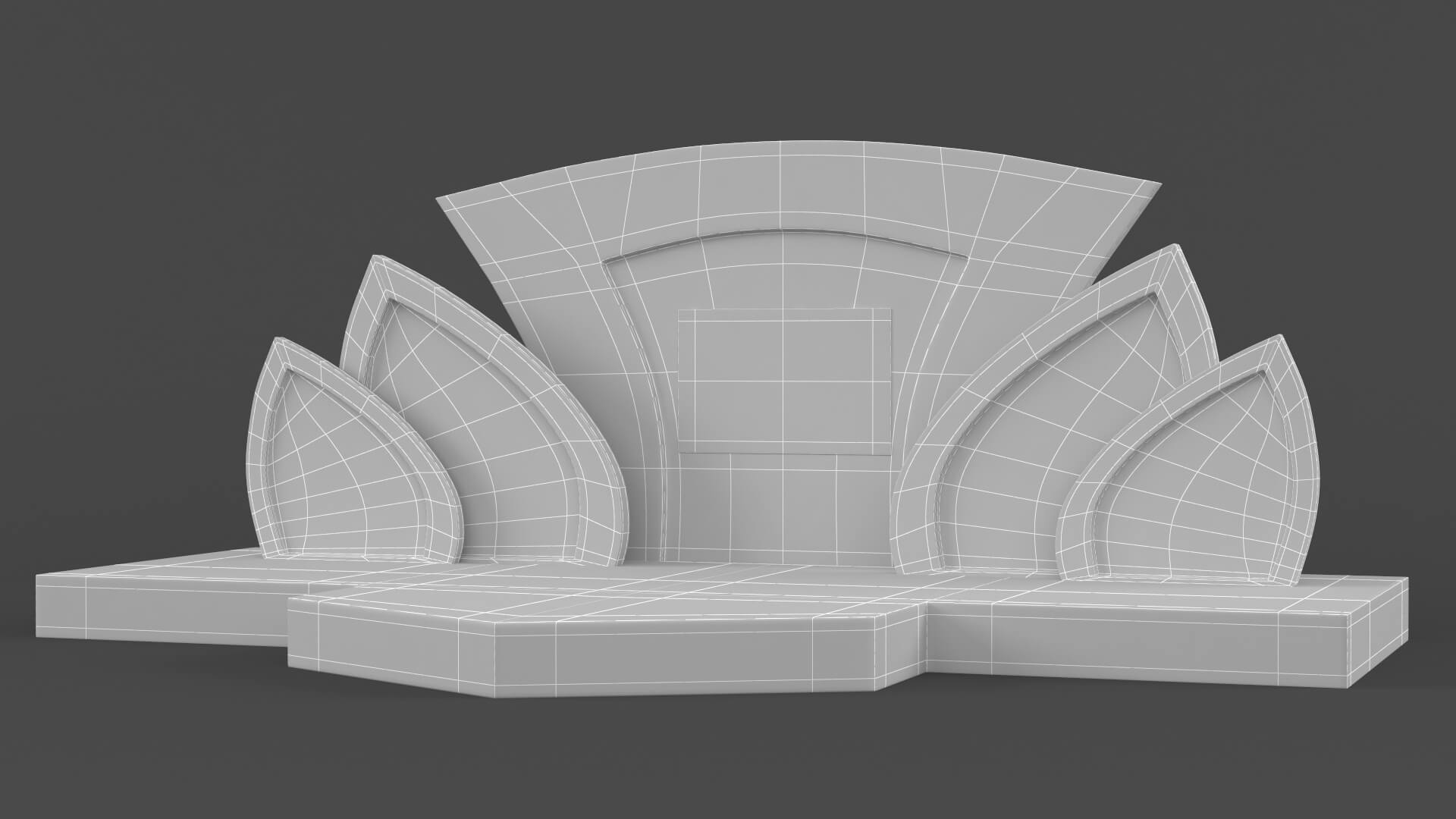 Empty Stage Design - Free 3D Model by Javidan