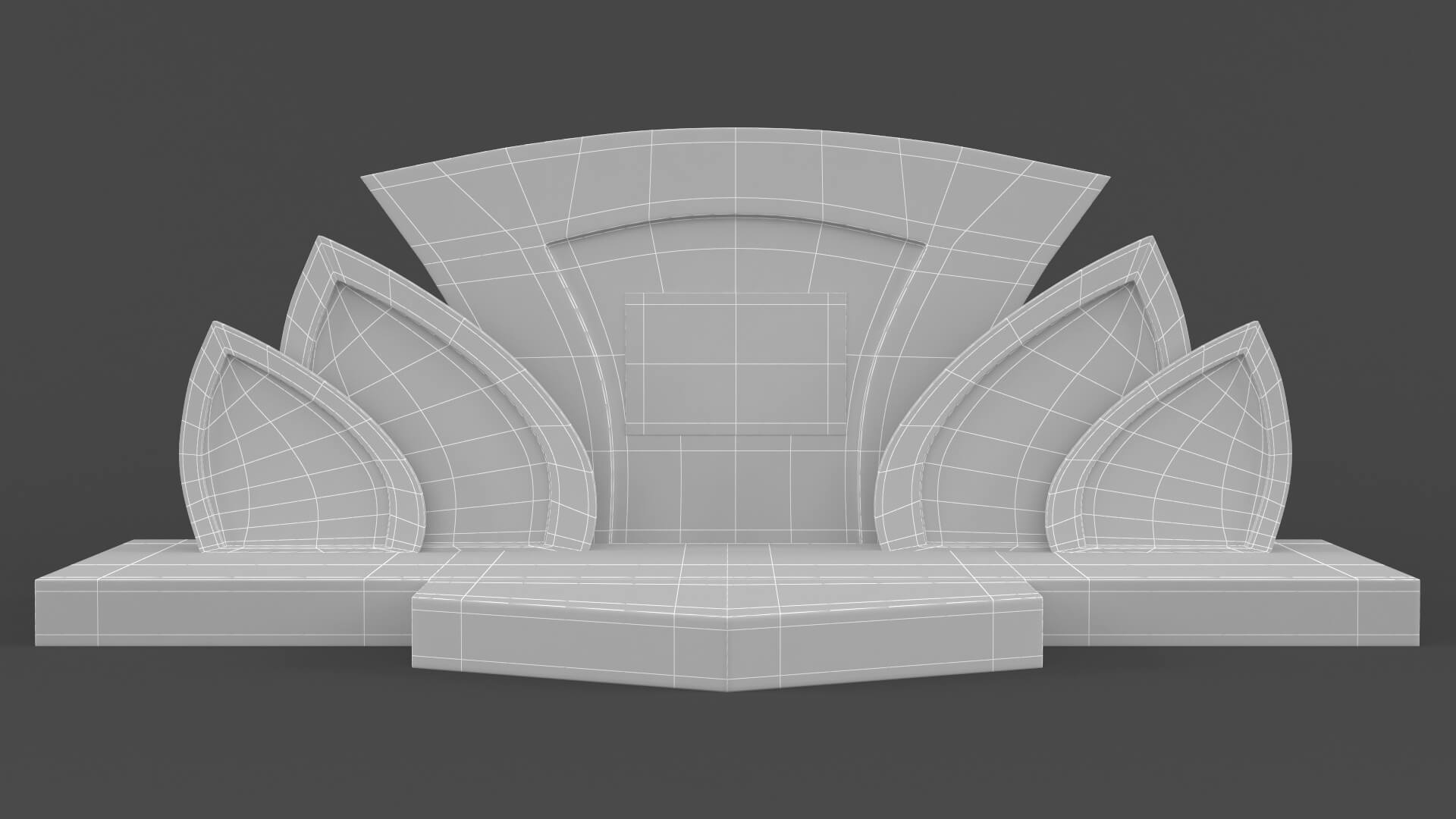 Empty Stage Design - Free 3D Model by Javidan