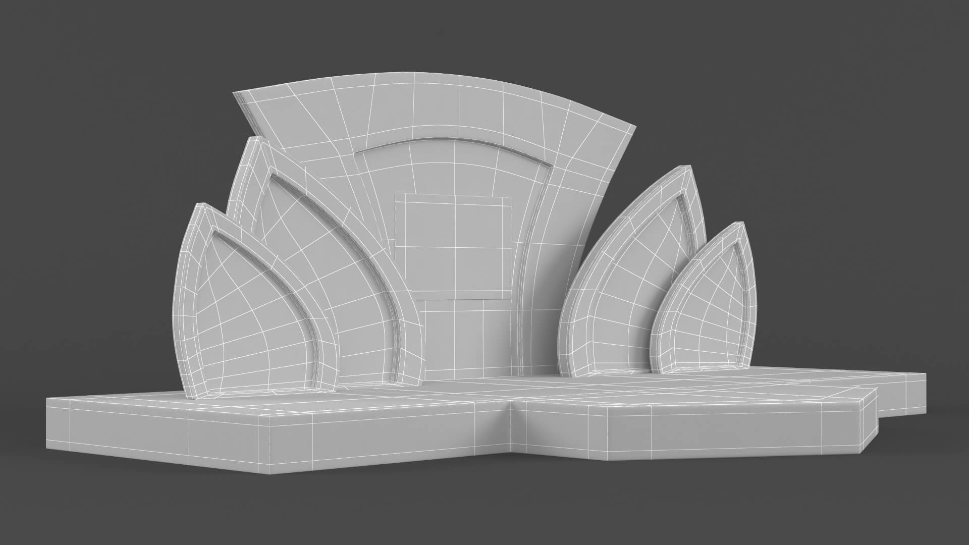 Empty Stage Design - Free 3D Model by Javidan