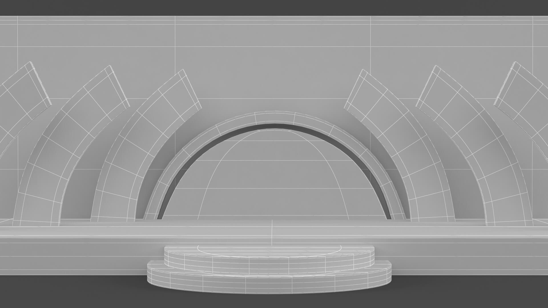 Empty Stage Design - Free 3D Model by Javidan