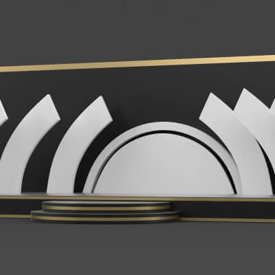 Empty Stage Design - Free 3D Model by Javidan