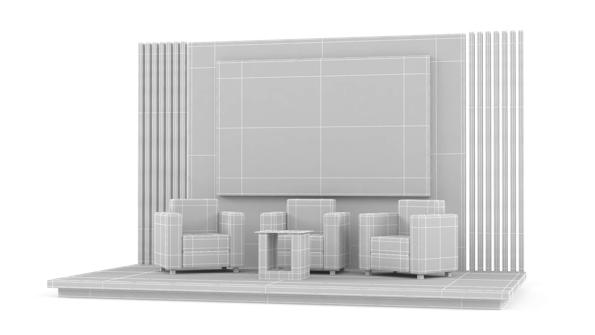 Exhibition Booth - 3D Model by Javidan