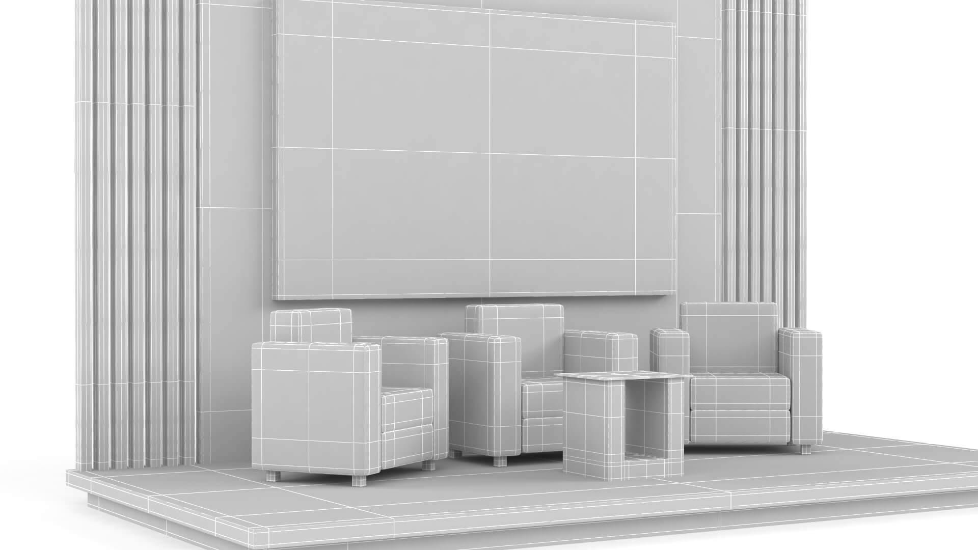 Exhibition Booth - 3D Model by Javidan