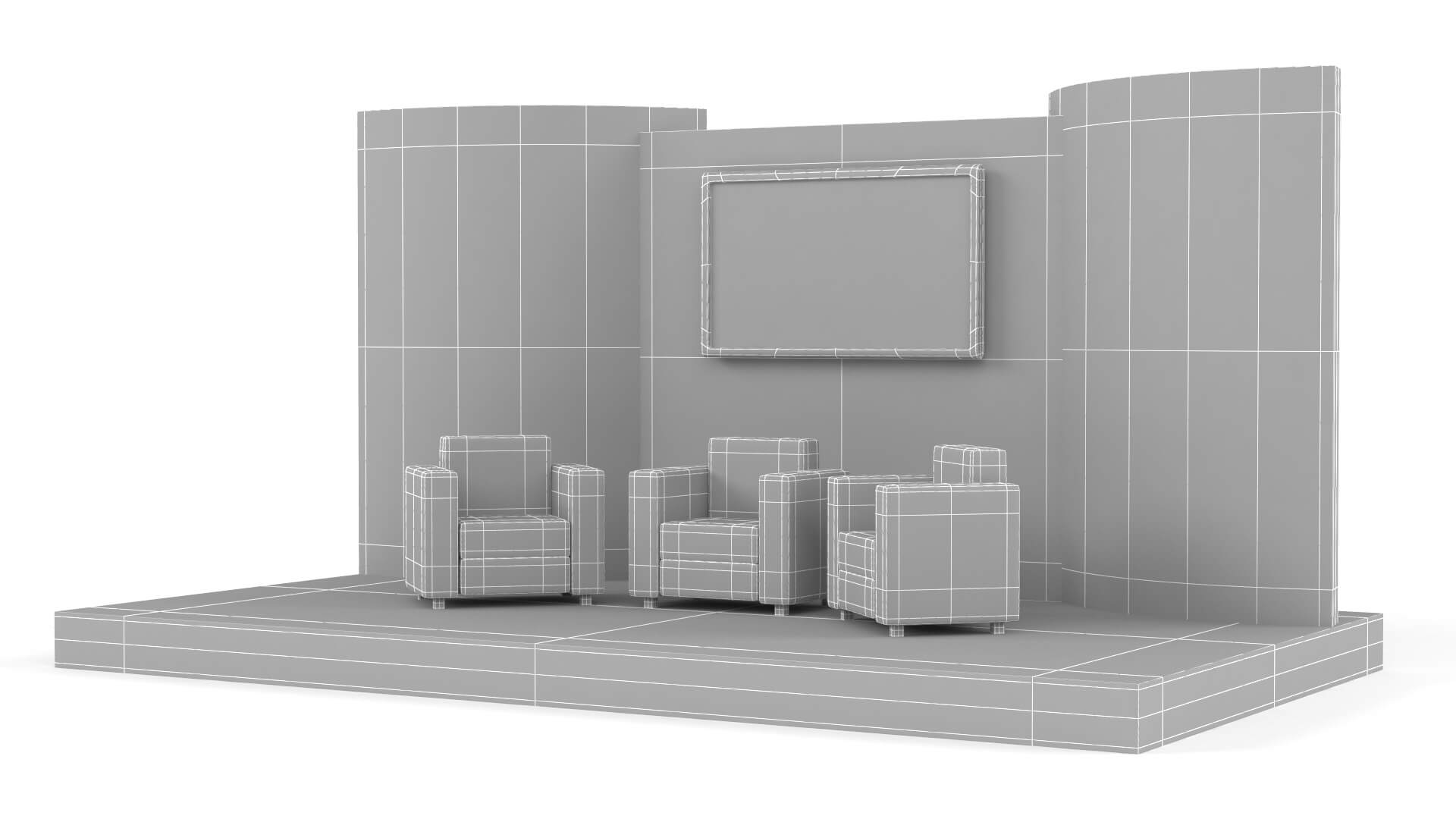 Exhibition Booth - 3D Model by Javidan