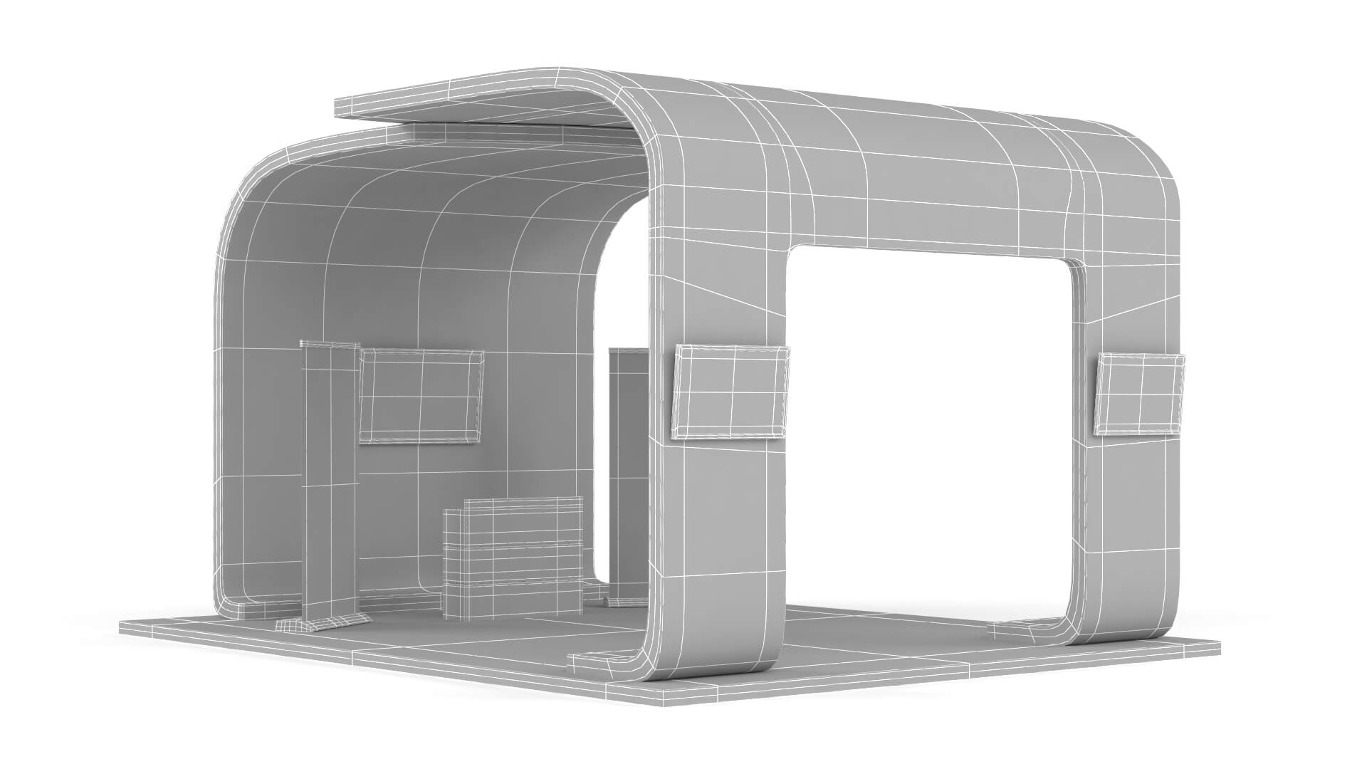 Exhibition Booth - 3D Model by Javidan