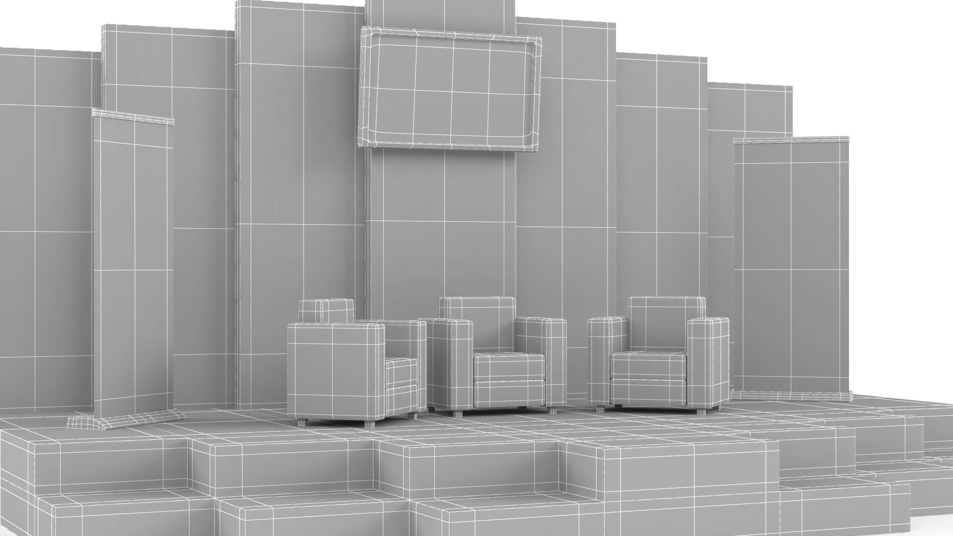 Exhibition Booth - 3D Model by Javidan