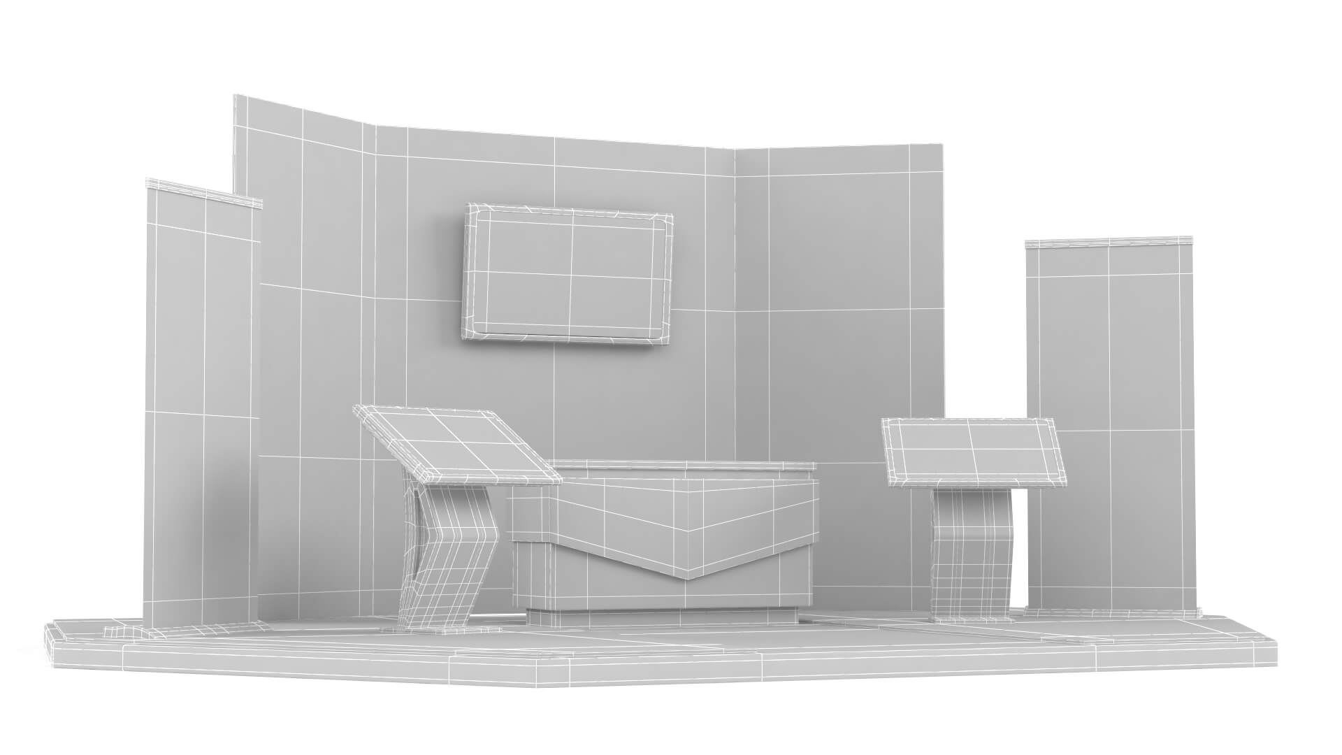 Exhibition Booth - 3D Model by Javidan