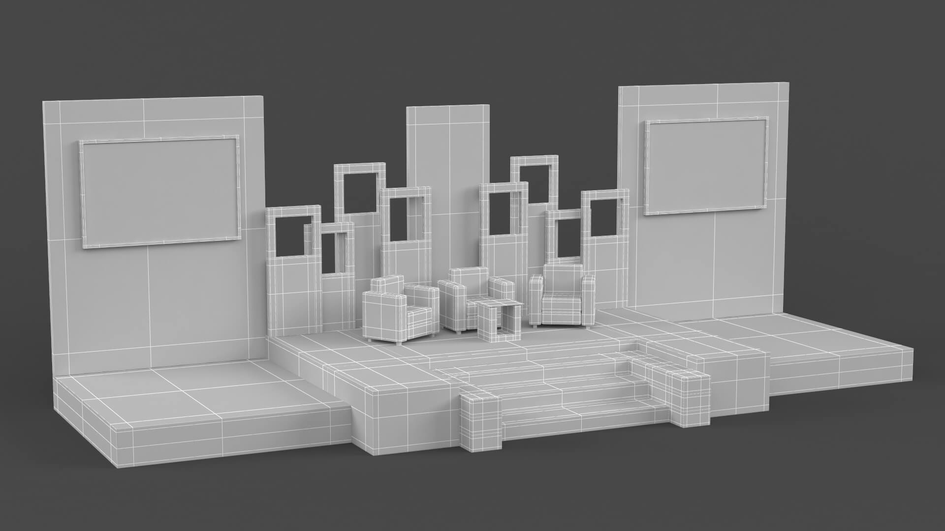 Exhibition Booth - Free 3D Model by Javidan