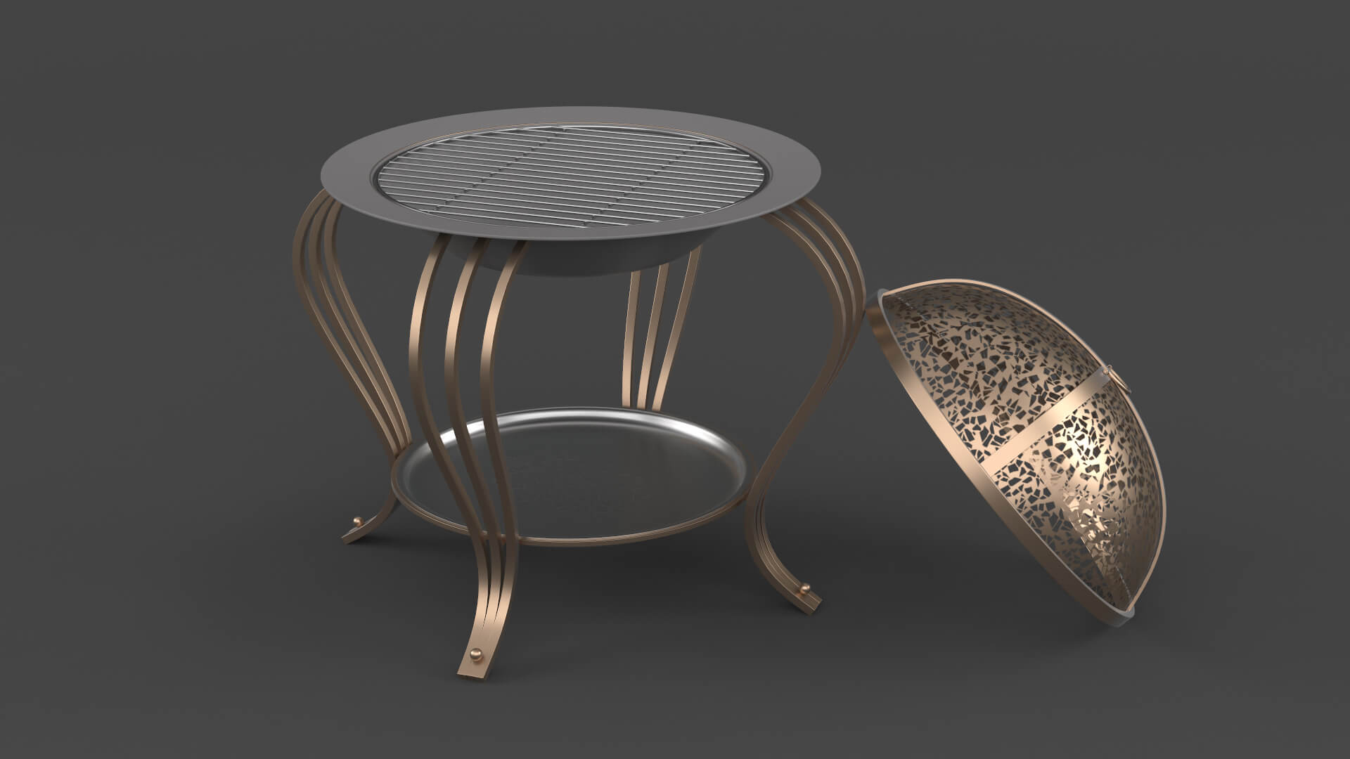 Fire Pit Model by Javidan