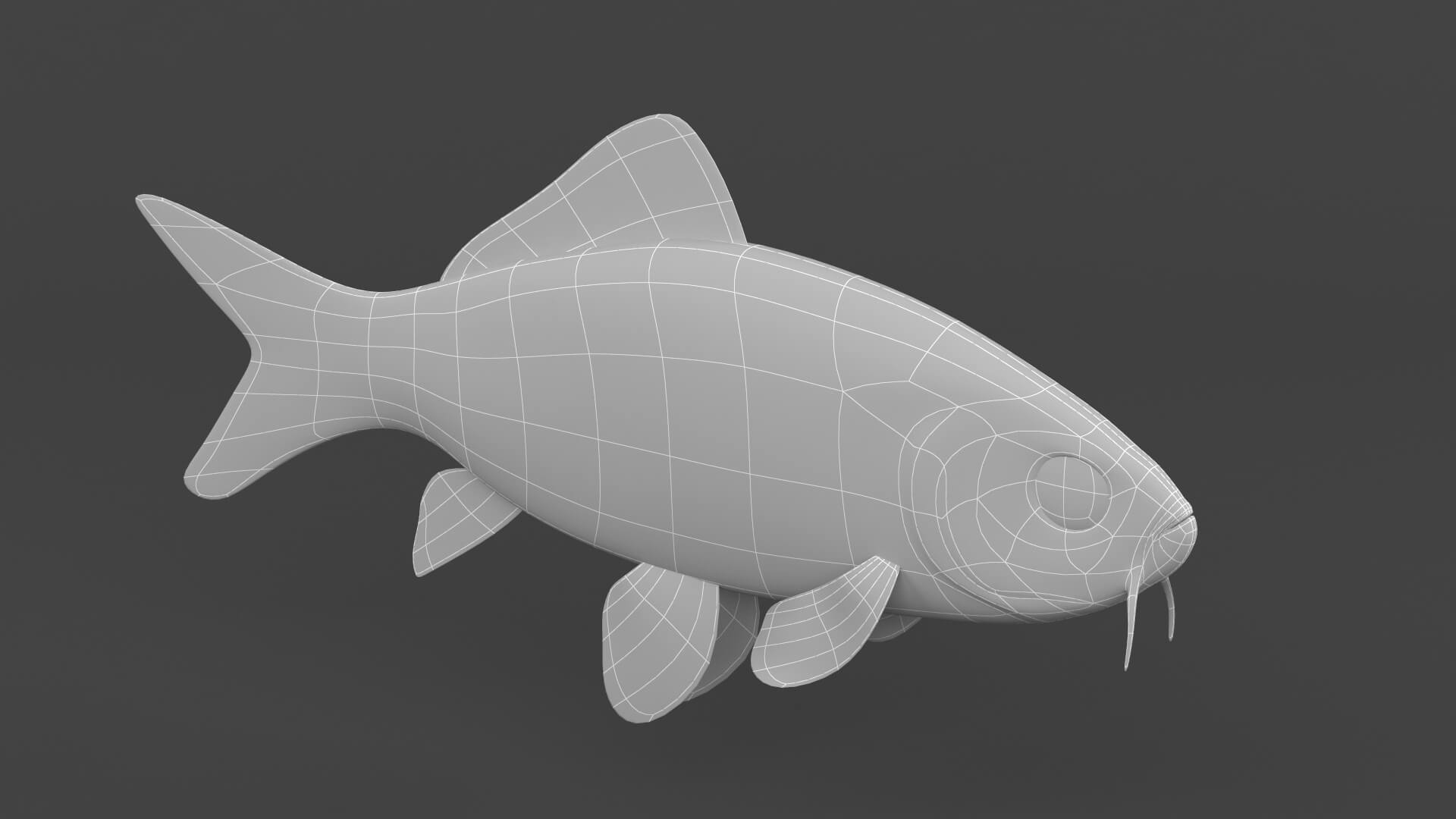 Fish Koi Model by Javidan