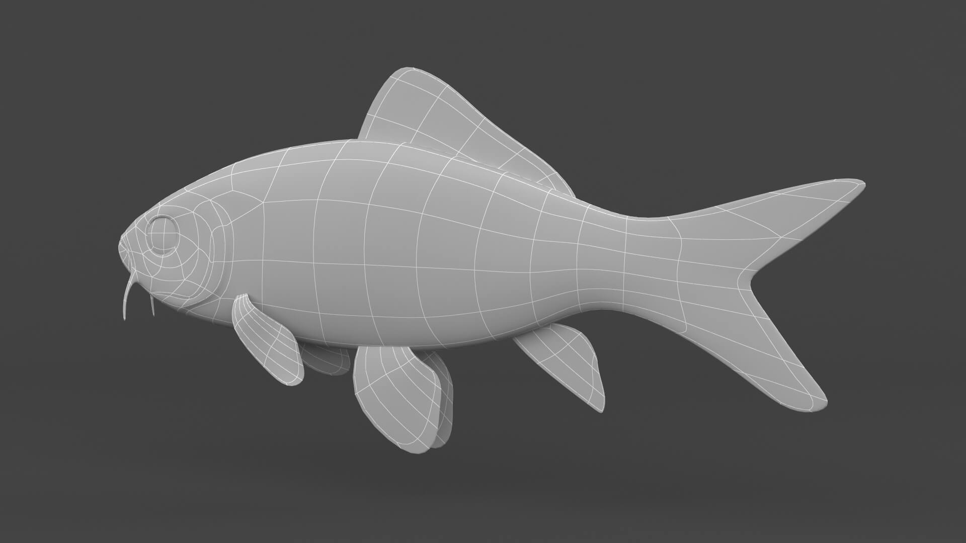 Fish Koi Model by Javidan