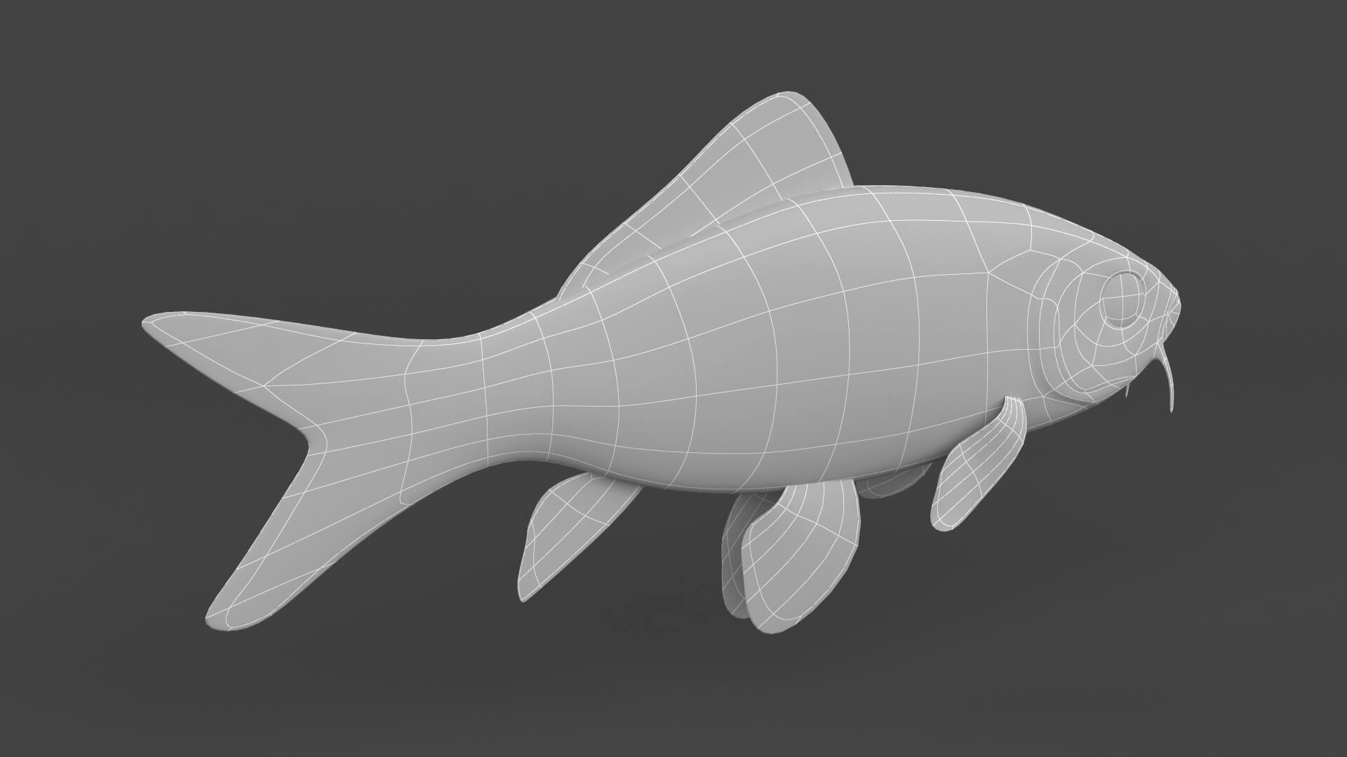 Fish Koi Model by Javidan