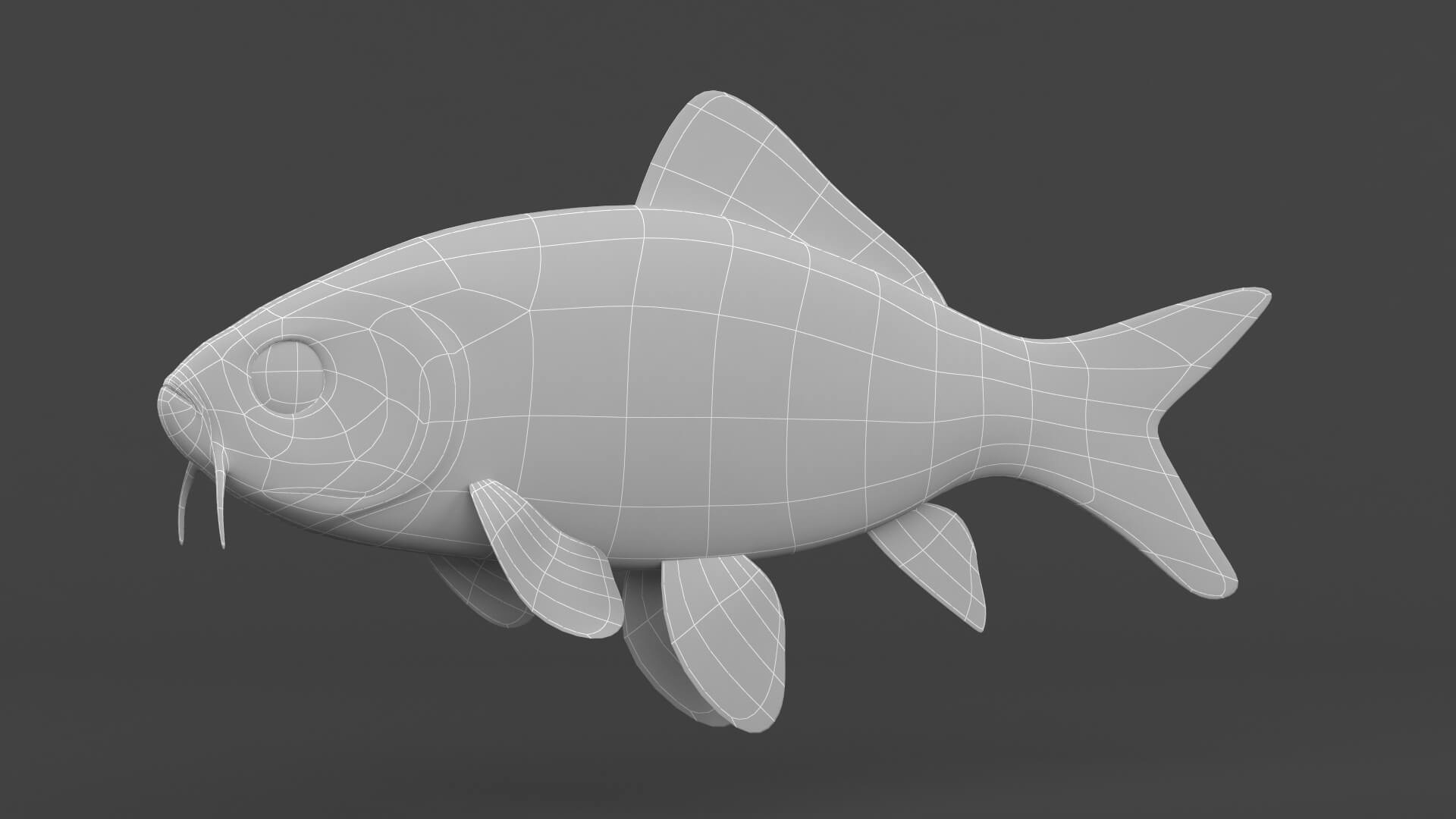 Fish Koi Model by Javidan