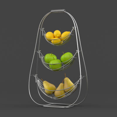 Fruit Storage Basket - 3D Model by Javidan