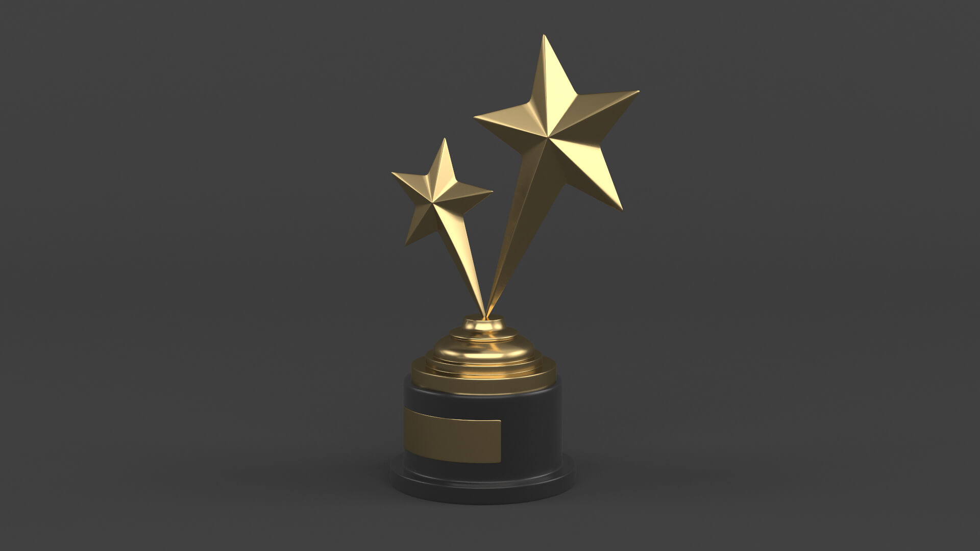 Gold Trophy Cup - 3D Model by Javidan