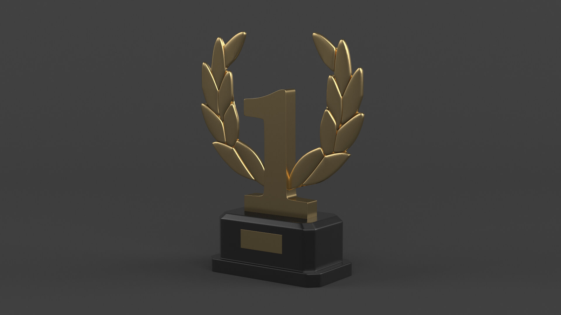 Gold Trophy Cup - 3D Model by Javidan