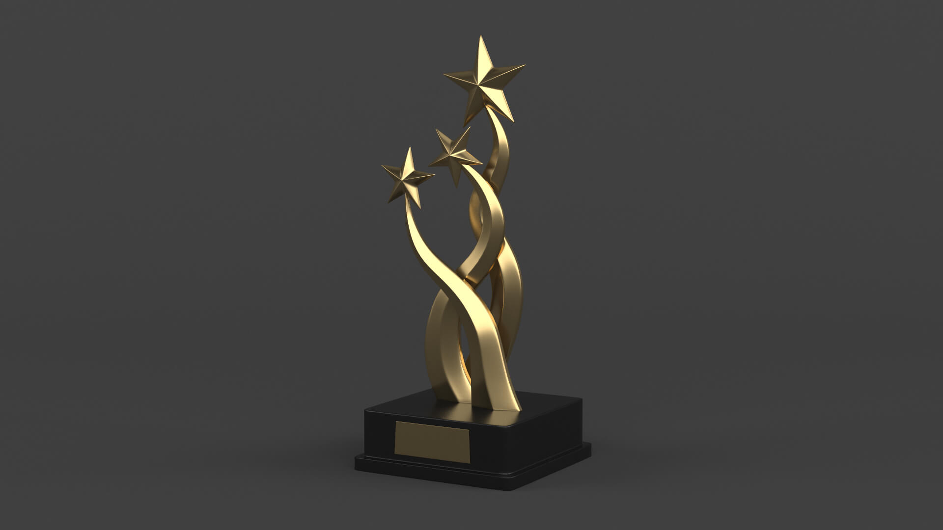 Gold Trophy Cup - 3D Model by Javidan