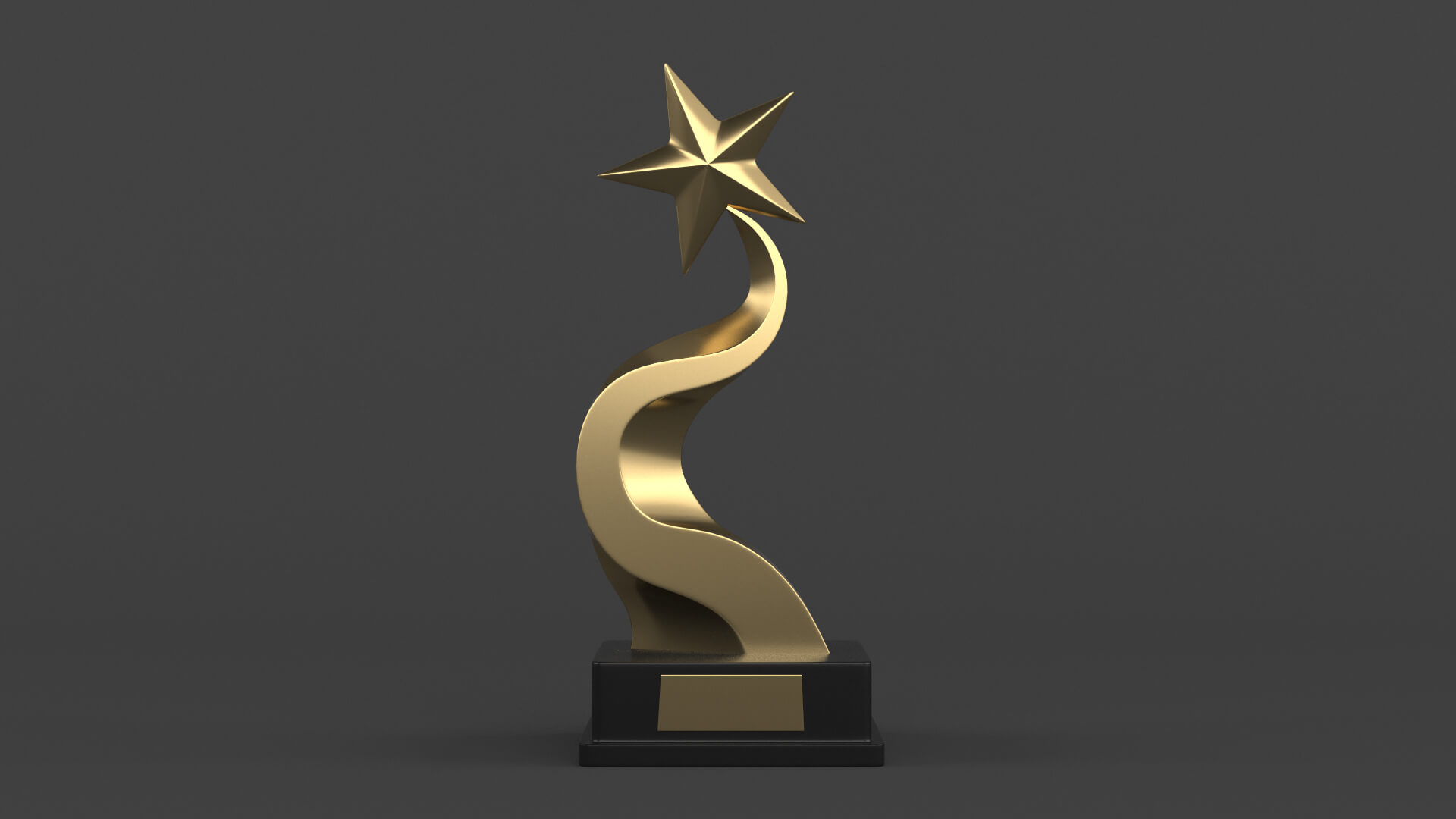 Gold Trophy Cup - 3D Model by Javidan