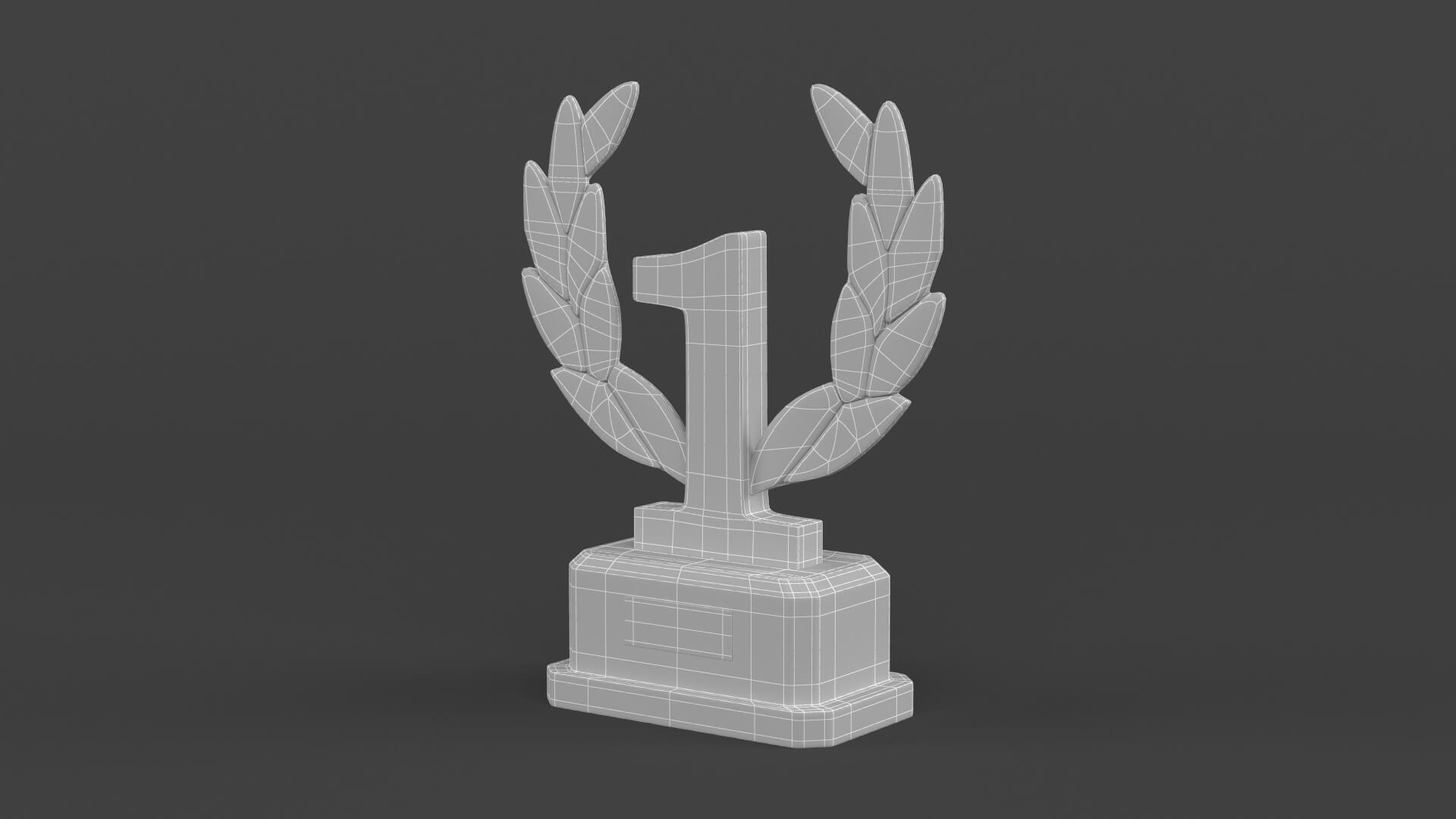 Gold Trophy Cup - 3D Model by Javidan
