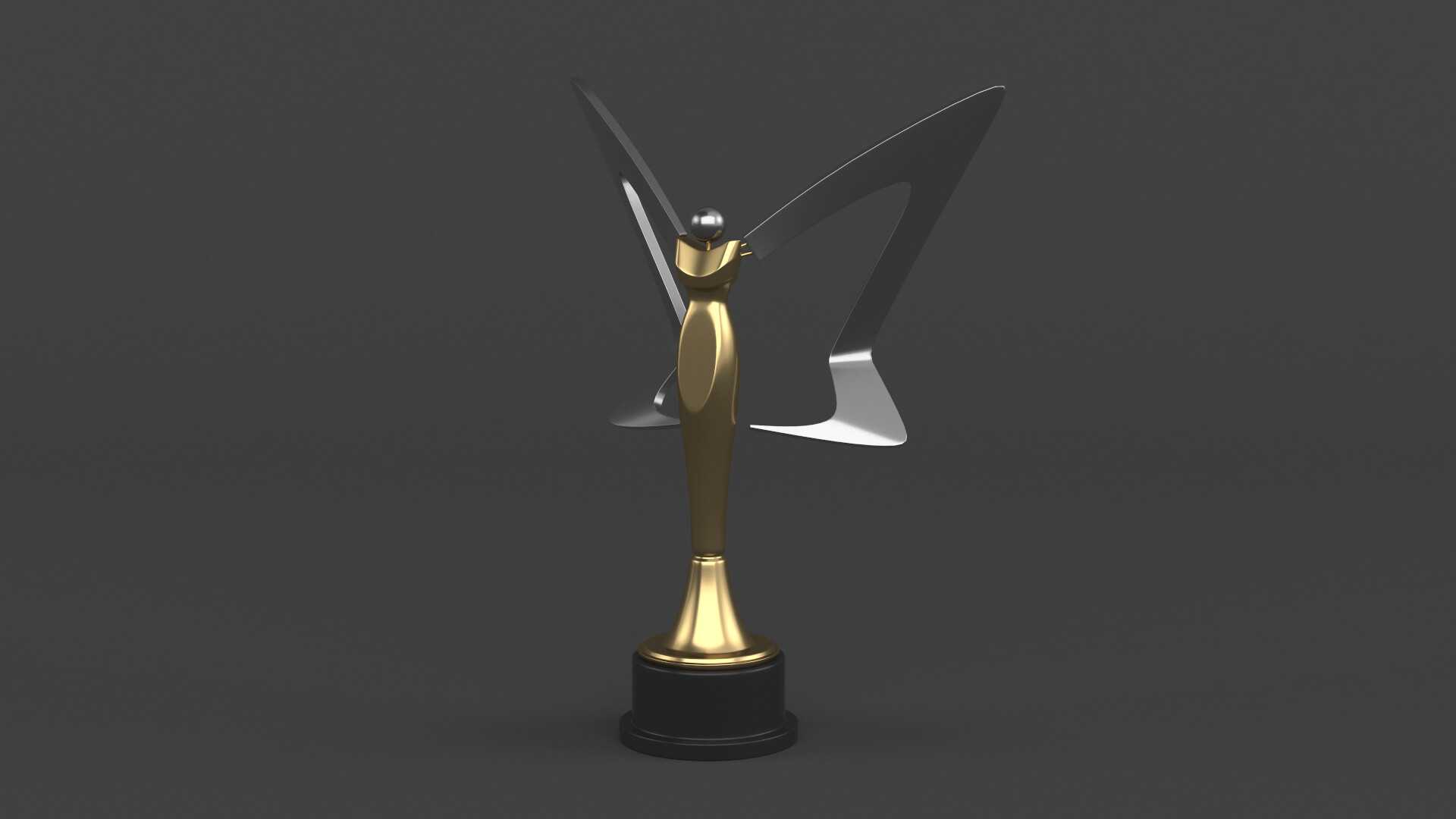 Gold Trophy Cups - 3D Model by Javidan