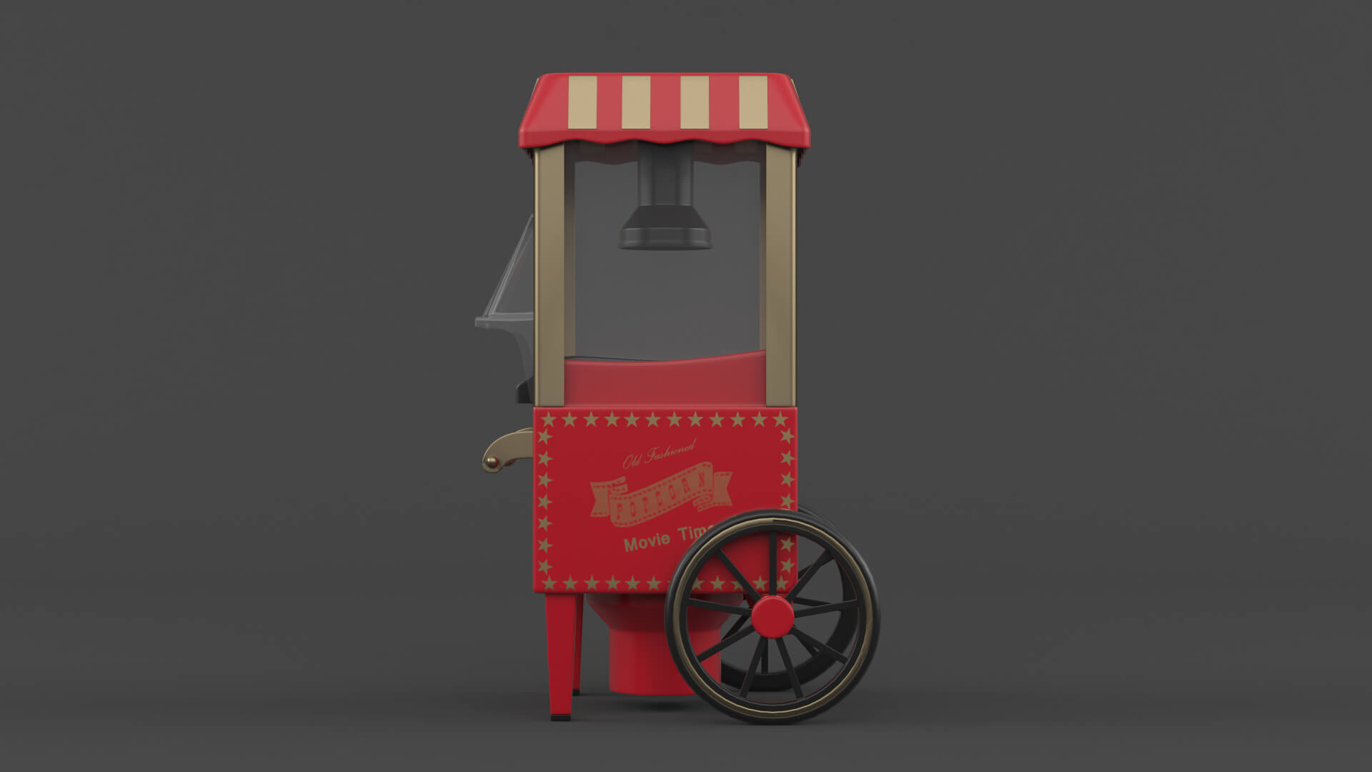 Home Popcorn Maker Machine - 3D Model by Javidan