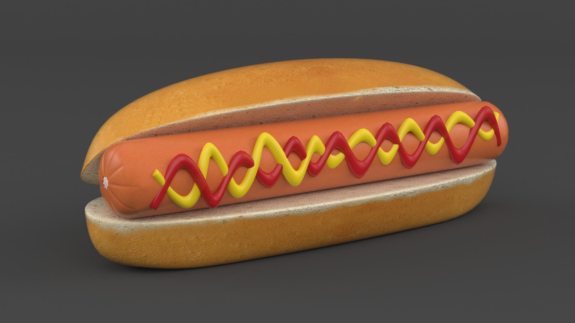 Hot Dog Model by Javidan