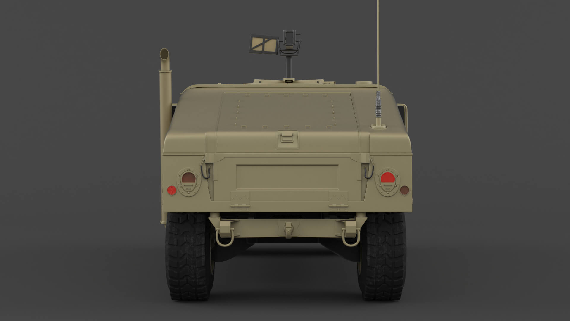 Humvee Military Vehicle - 3D Model by Javidan